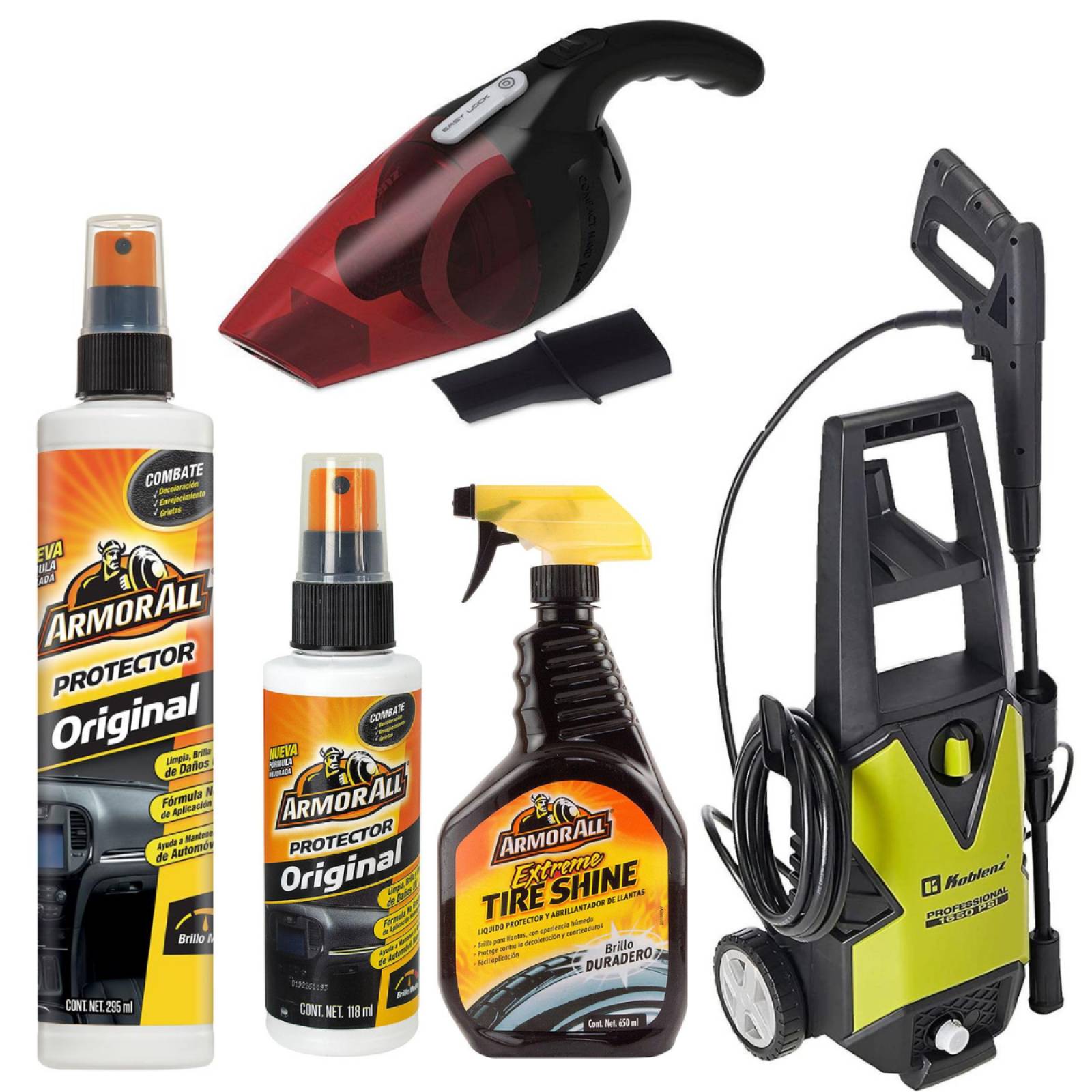 Combo Hidrolavadora Hl270 + Armor All Original + Aspiradora