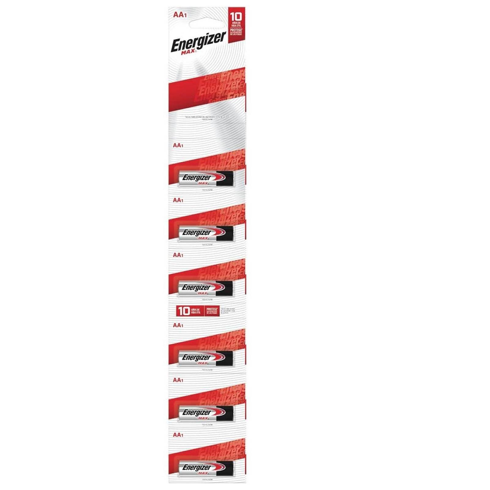 PILA ENERGIZER MAX AA TIRA 6 UNIDADES 1.5V
