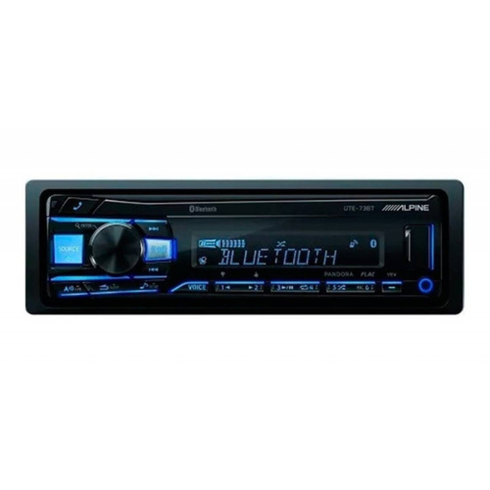 Autoestereo Alpine Bluetooth Multicolor Usb Mp3 Ute 73bt