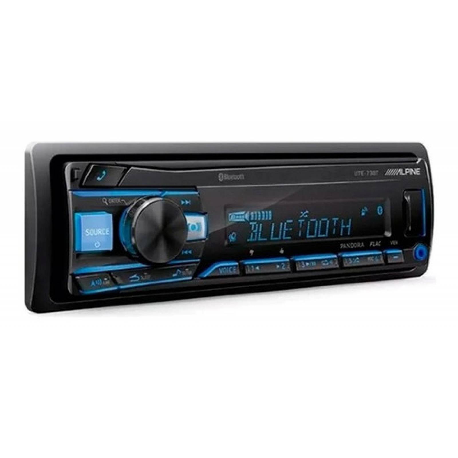 Autoestereo Alpine Bluetooth Multicolor Usb Mp3 Ute 73bt