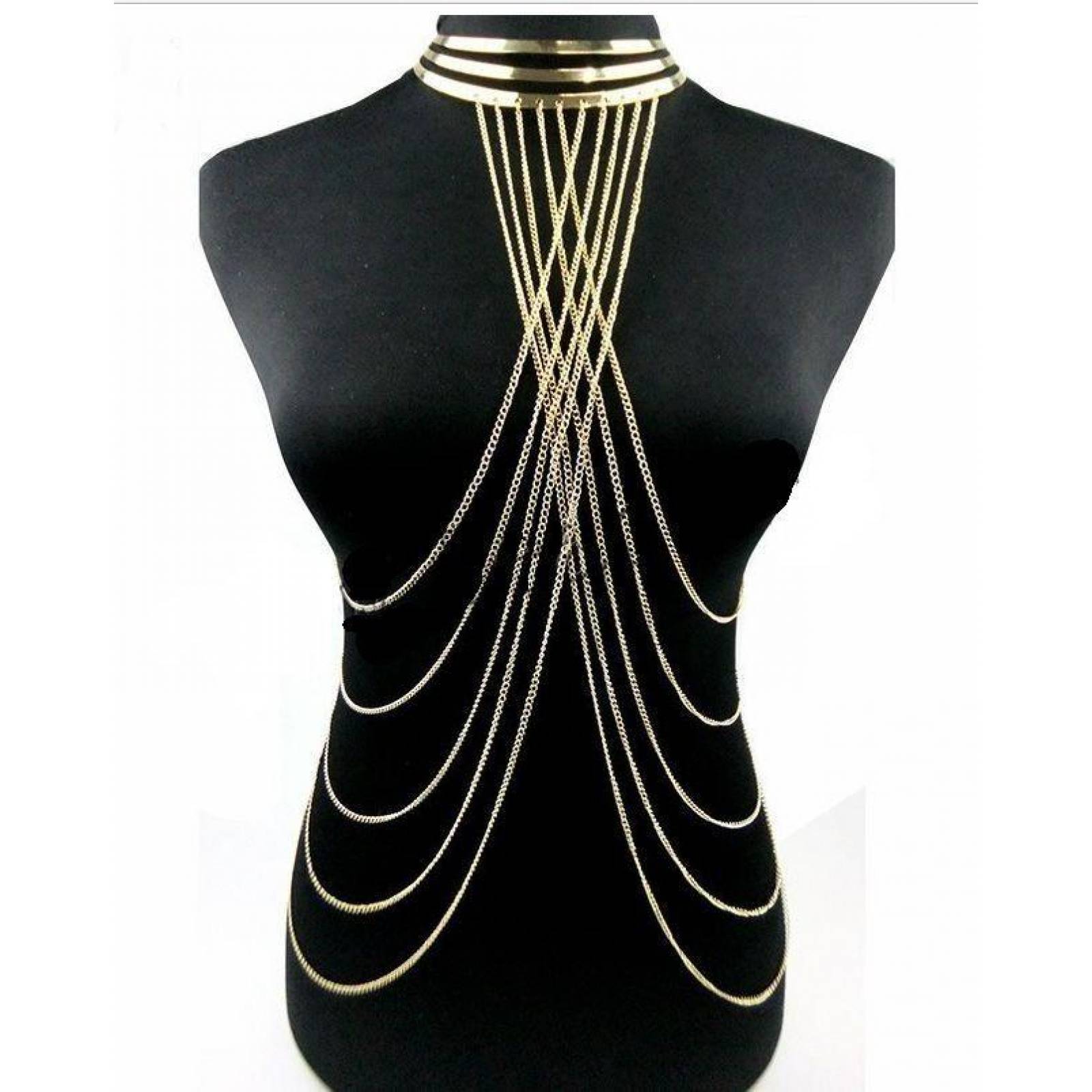Body Chain P El Cuerpo Cadenas C Gargantilla Sexy Fantasia
