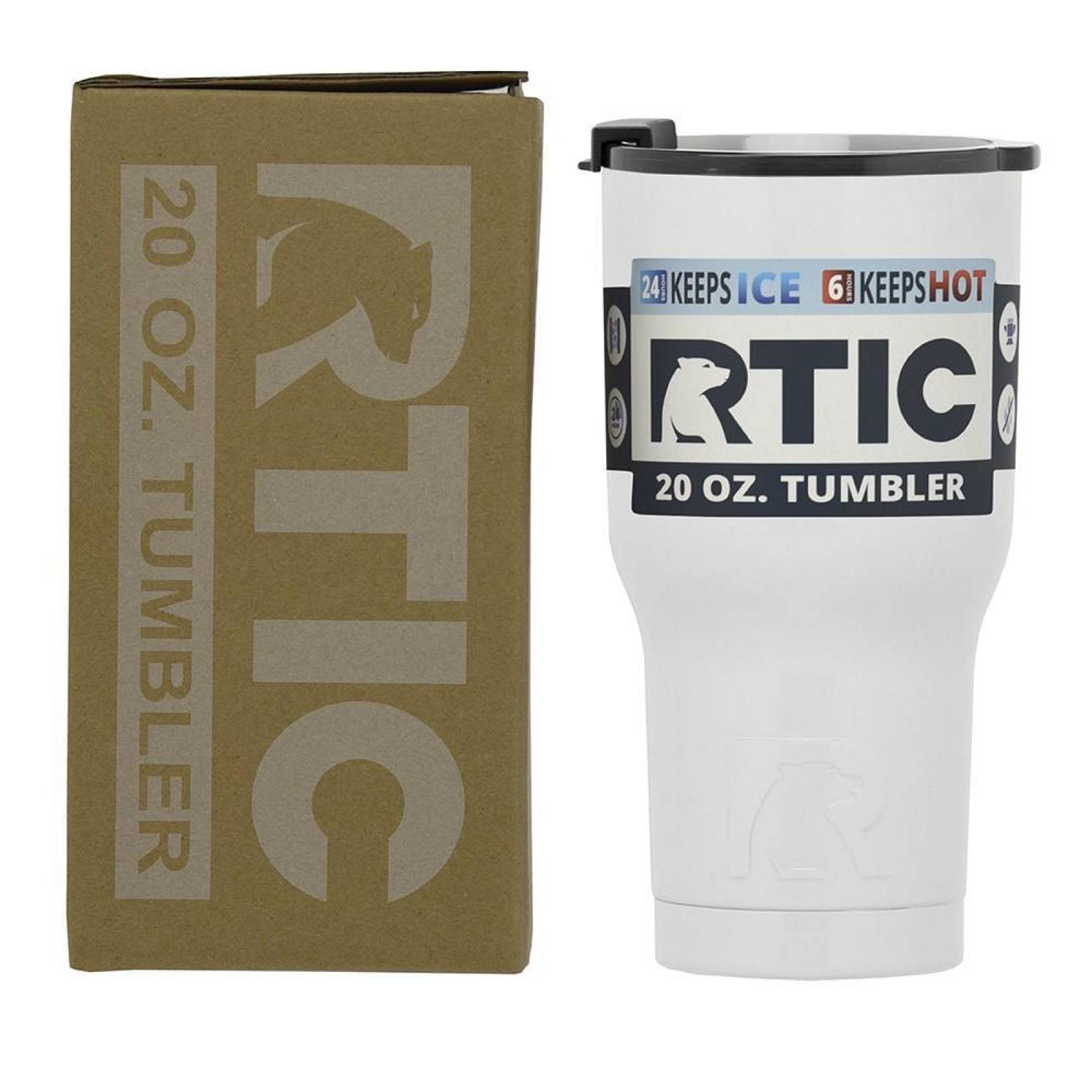 RTIC Tumbler 20 oz. White 120