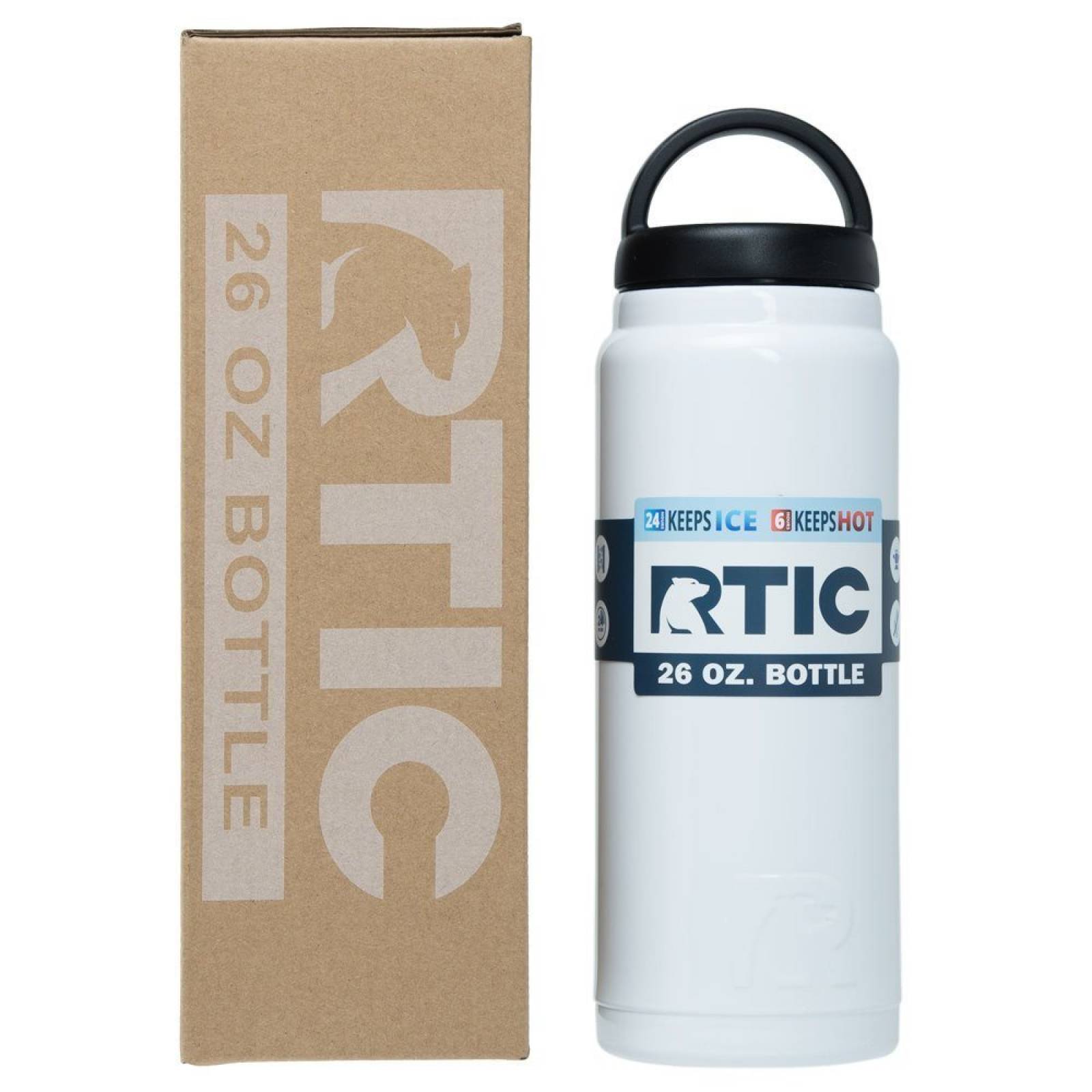 RTIC Bottle 26 oz. White 591