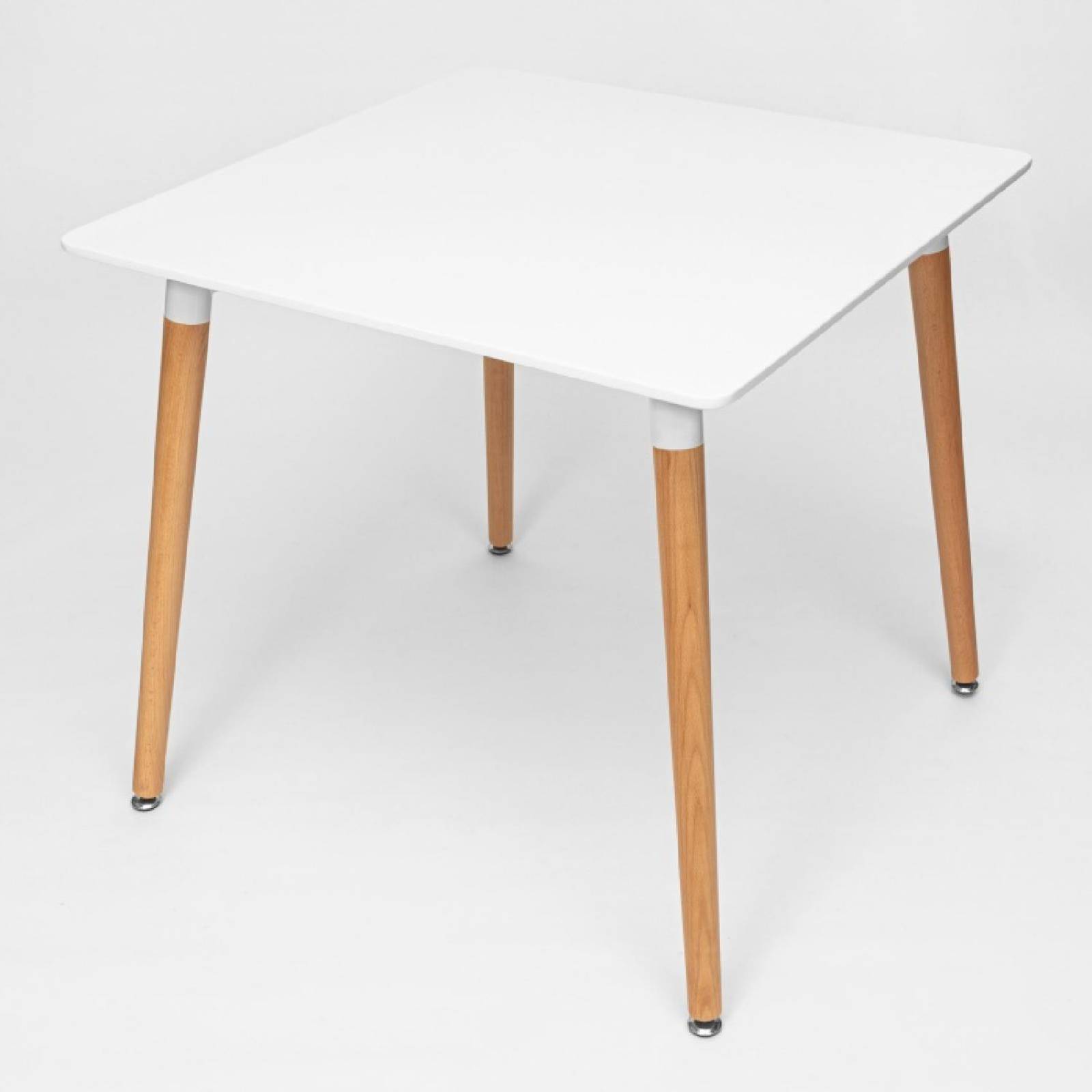 Mesa De Comedor Cuadrada Estilo Eames Minimalista Moderna White