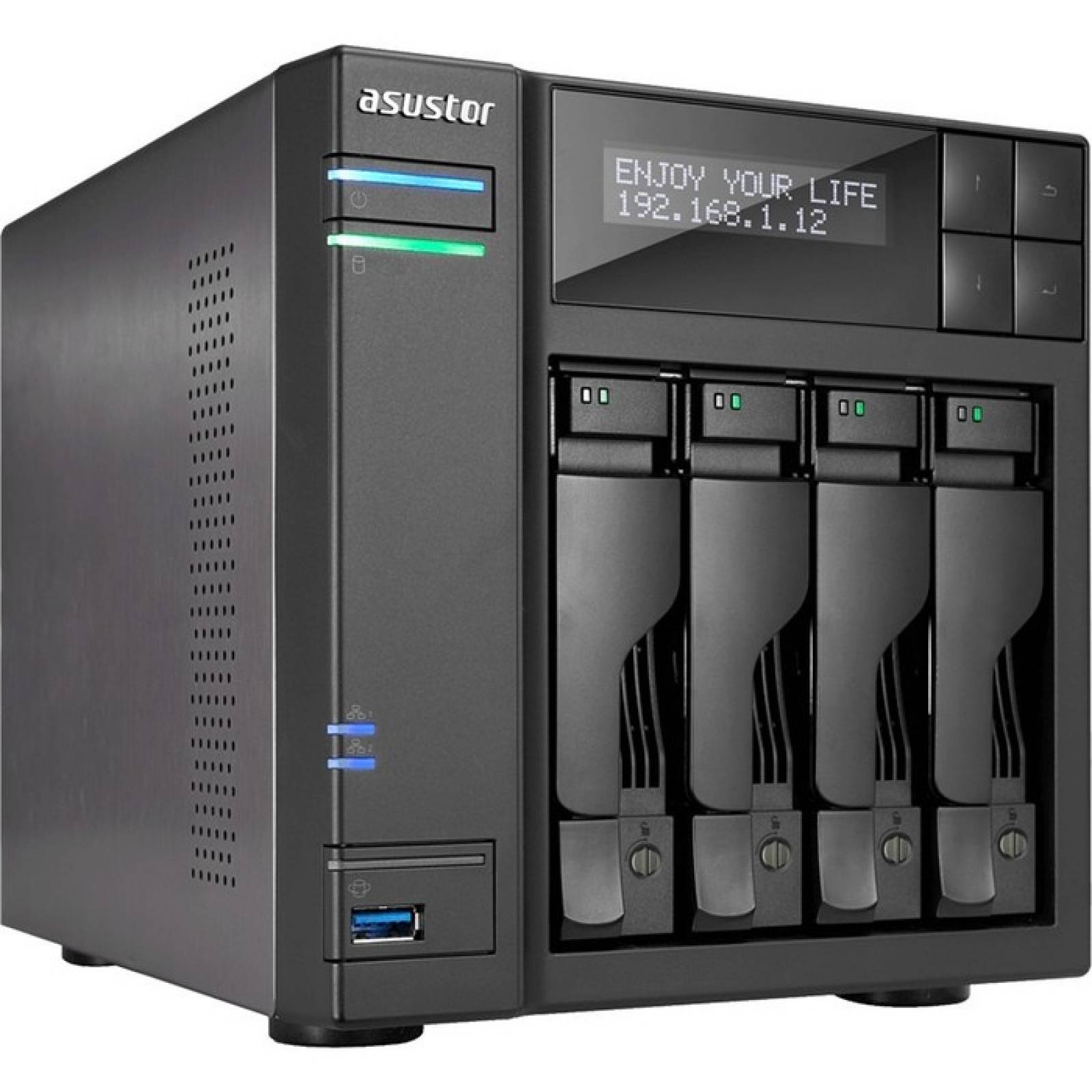 AS6404T NAS 40TB 4X10TB SATA3 TOIDER RAID 015610 GBE 4BAY
