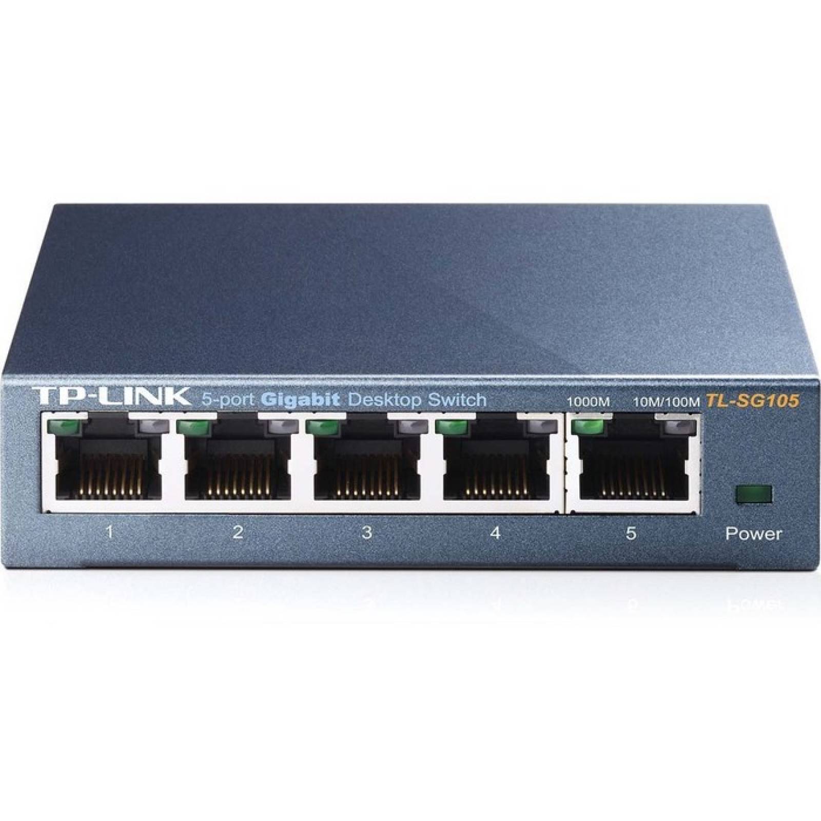 TPLINK TLSG105 Interruptor en caja de acero Gigabit de escritorio 10100 ...