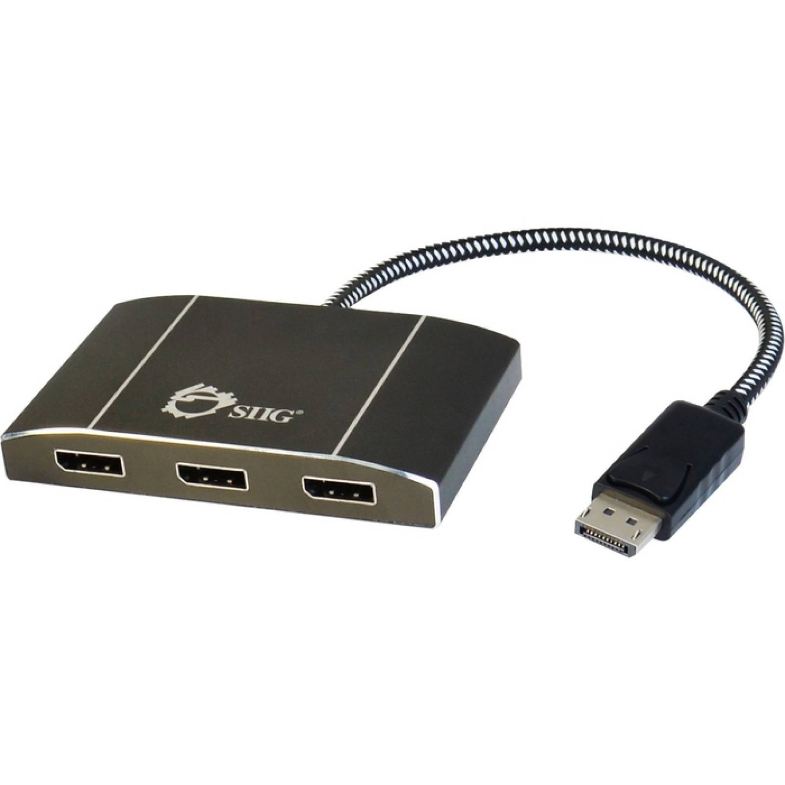 Splitter DisplayPort MST de SIIG DisplayPort 12 a 3 puertos