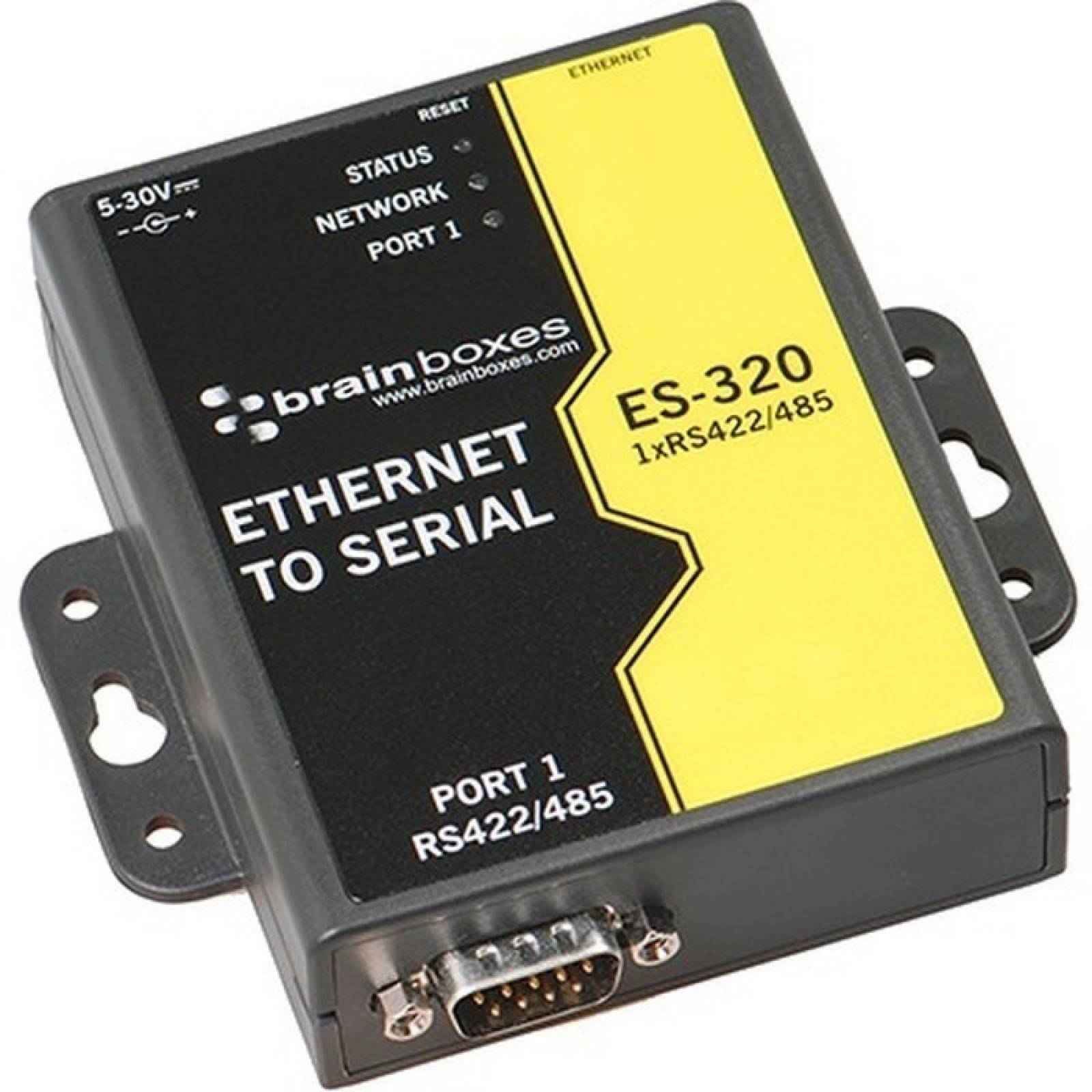 Brainboxes 1 puerto RS422 485 Ethernet a Serial Adapter ES320