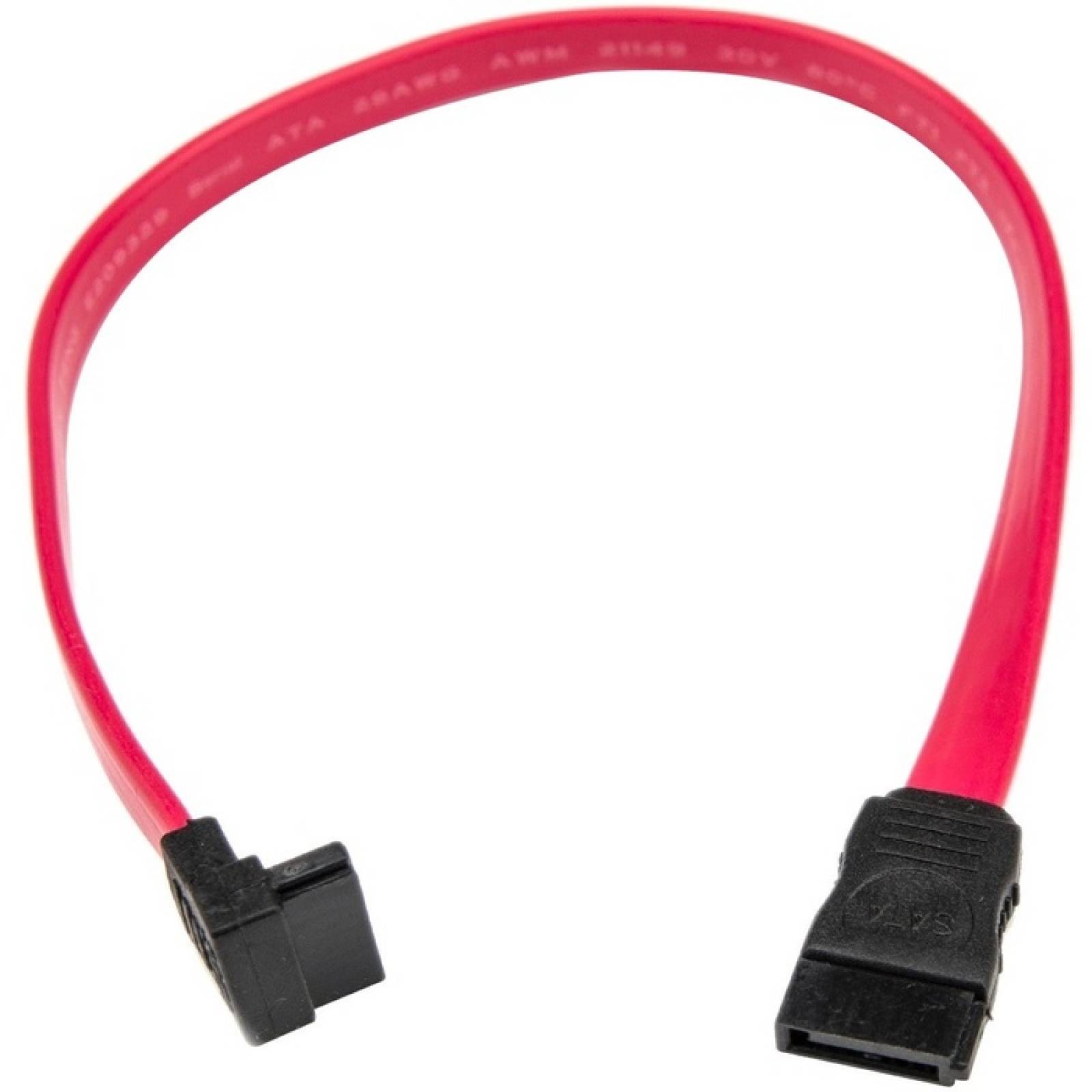 12IN SATA A 90D ATA RED CABLE