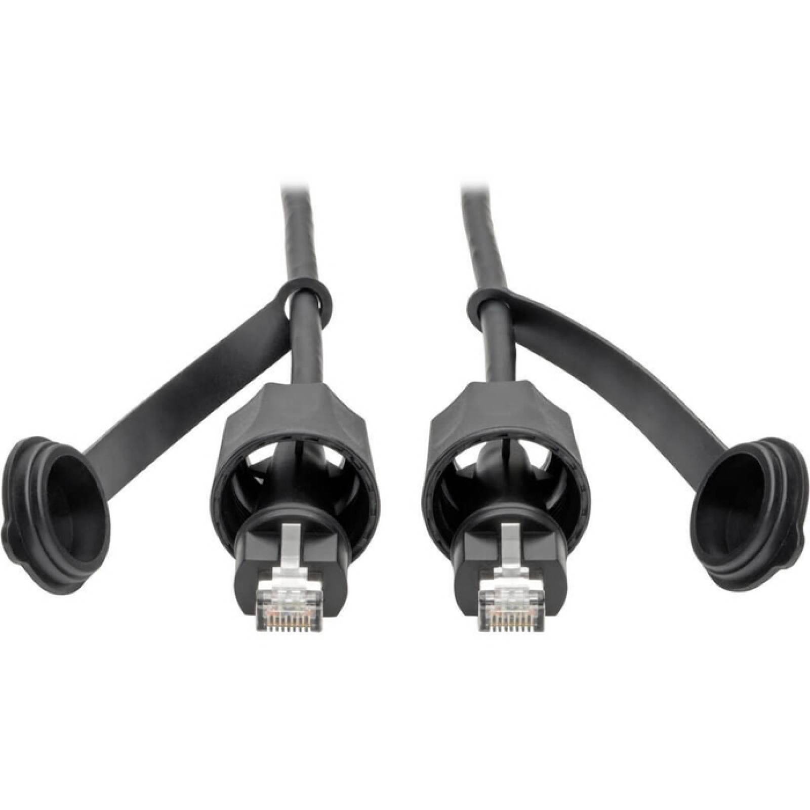 16FT CAT5ECAT6 STP PATCH CABLE CMX OUTDOOR INDUSTRIAL IP67 RJ45