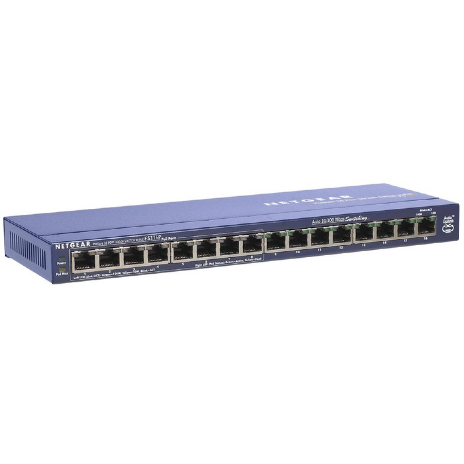 Netgear ProSafe FS116P Ethernet Switch