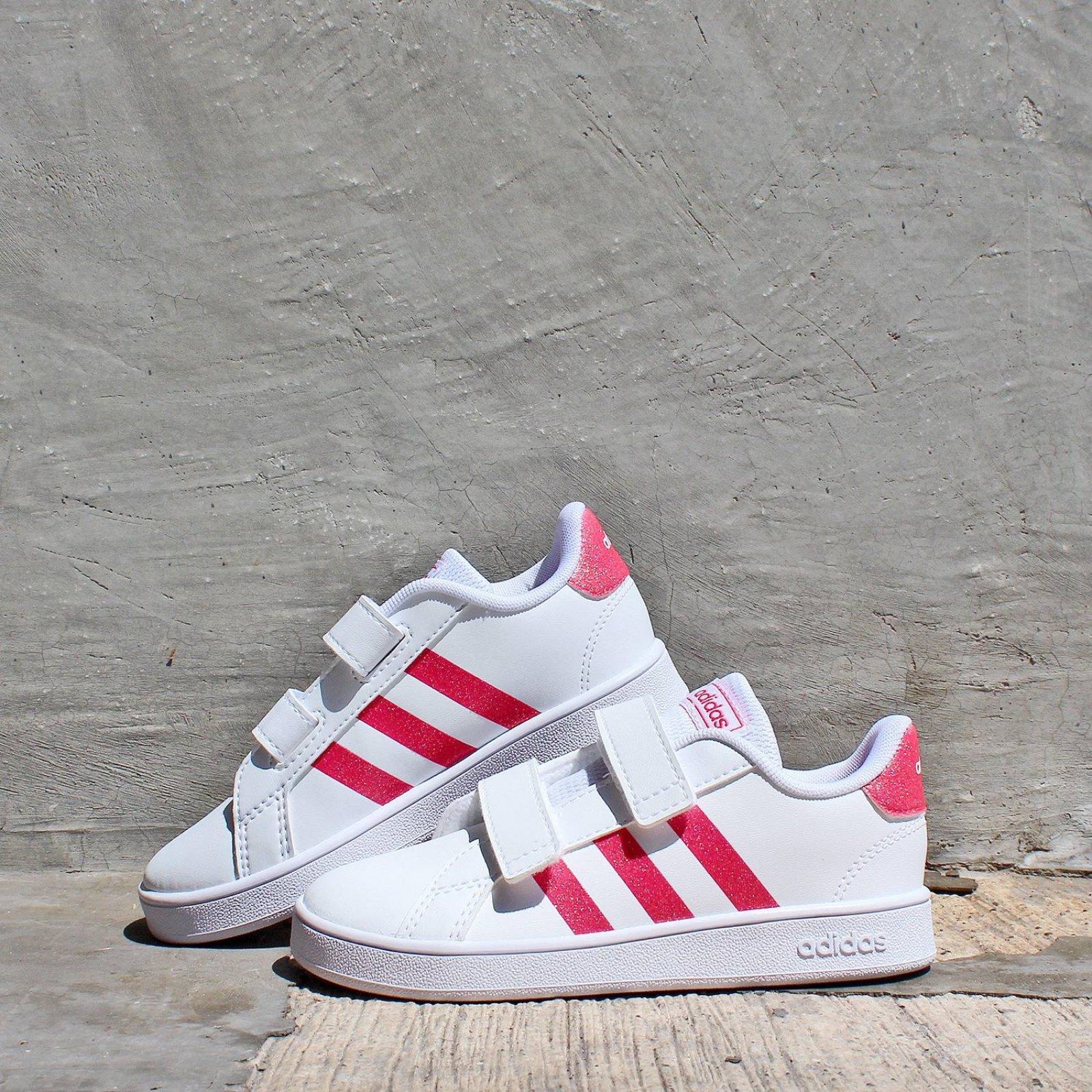 Tenis Adidas Grand Court I - EG3815 - Blanco - Bebes