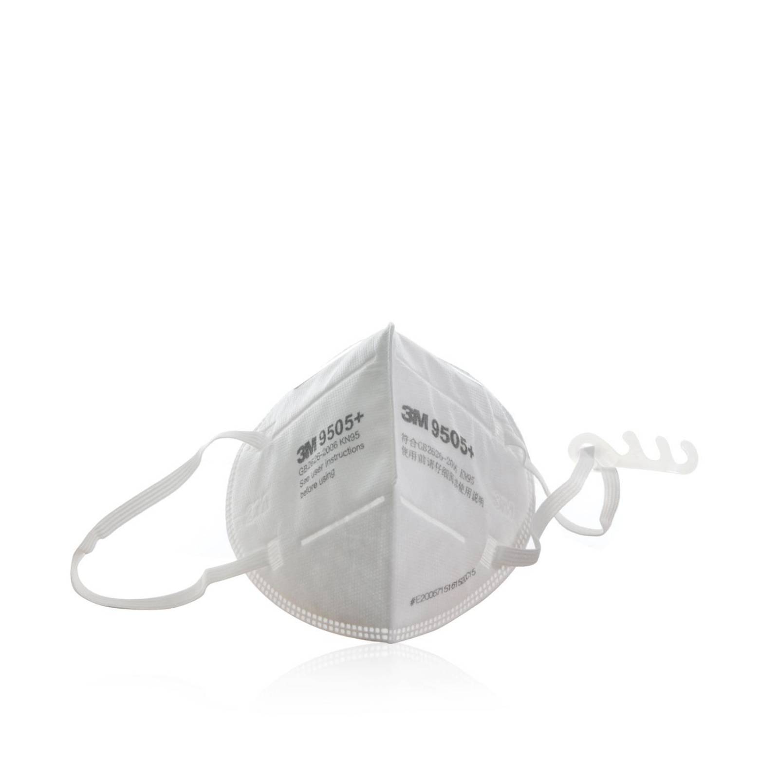 Cubrebocas 3M KN95 9505+ FDA Antibacterial Desechable - 2 pzs