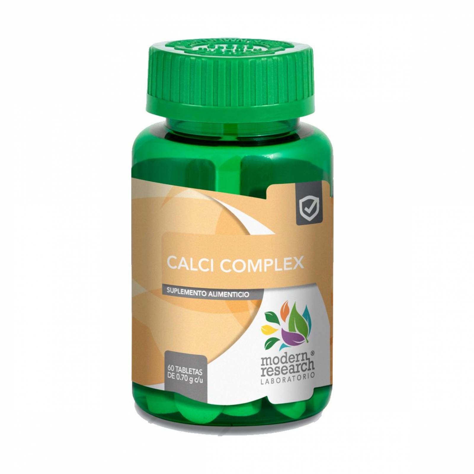 Calcio Frasco con 60 tabletas - Modern Research
