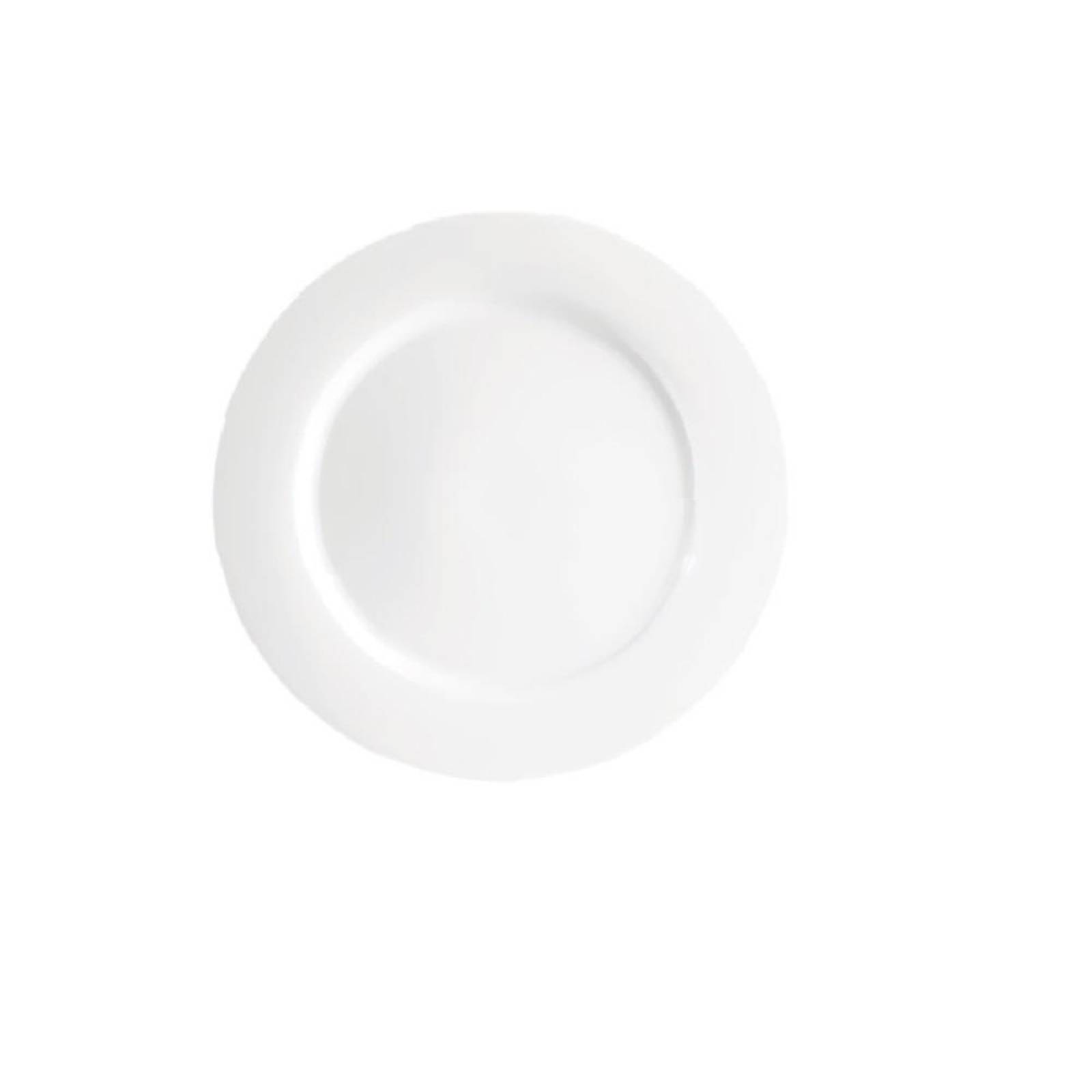 Plato Trinche Blanco Glacial 26cm - 12 piezas - Cinsa