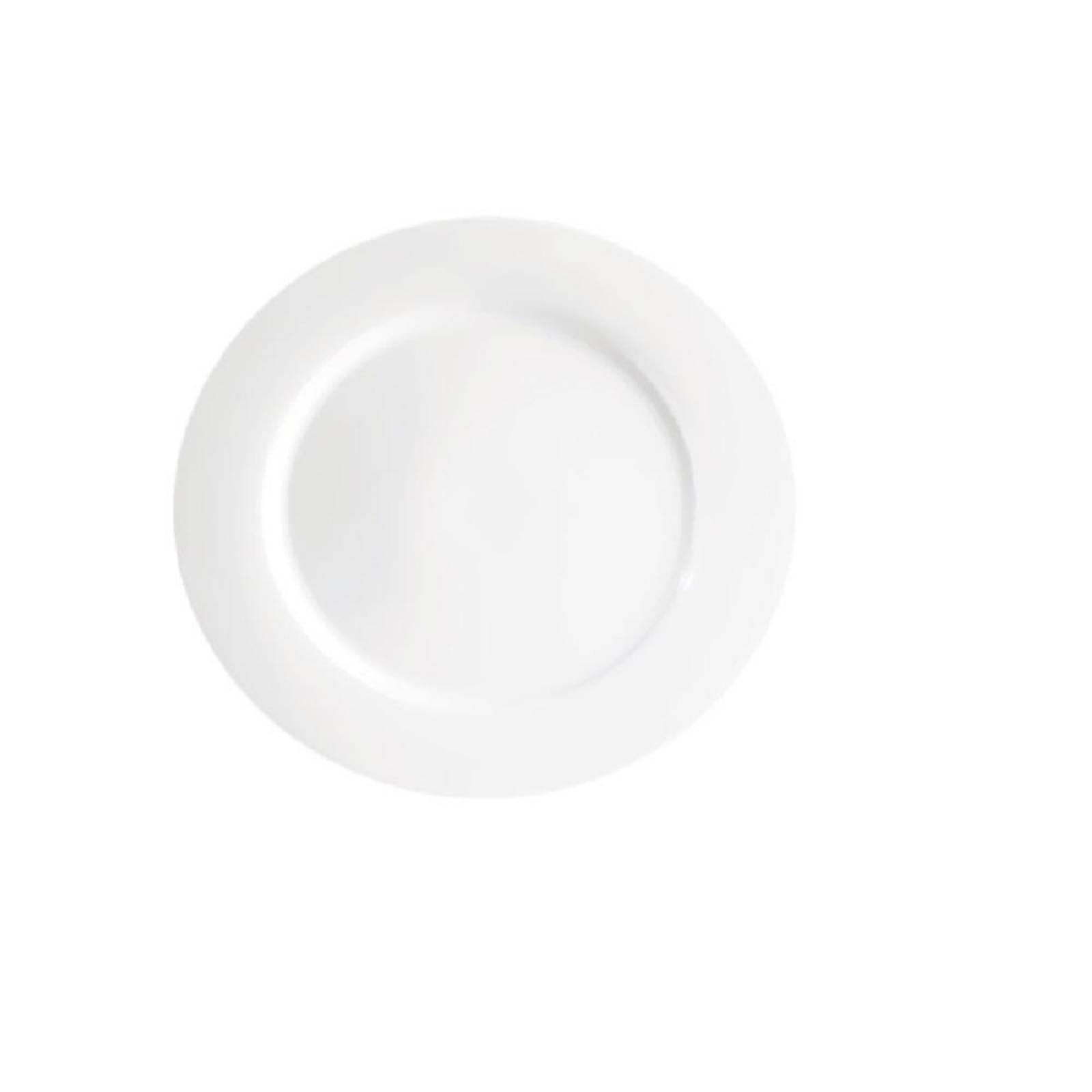 Plato Base Blanco Glacial 32cm - 12 piezas - Cinsa