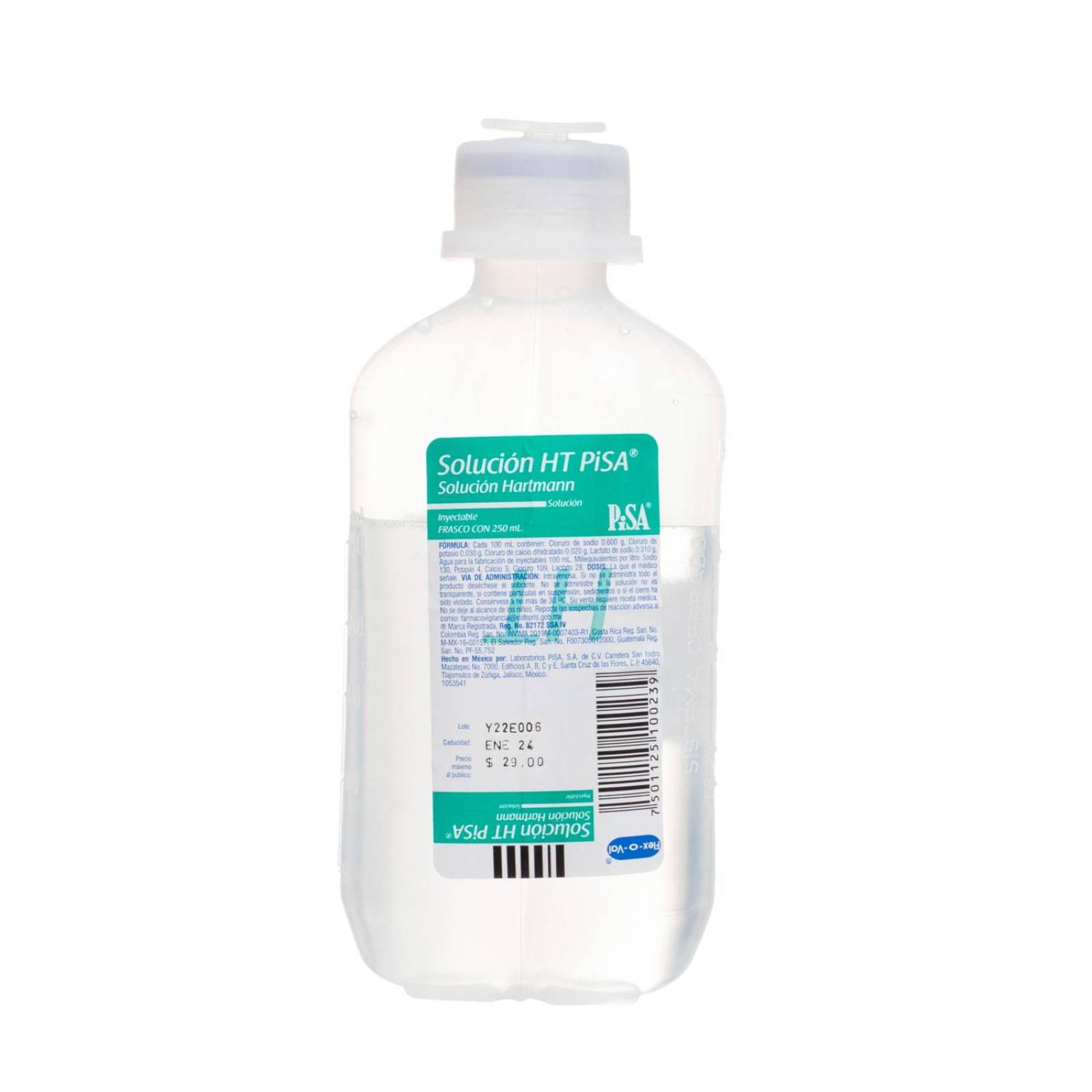 Solucion Suero HT Hartmann Inyectable 250ml - Pisa