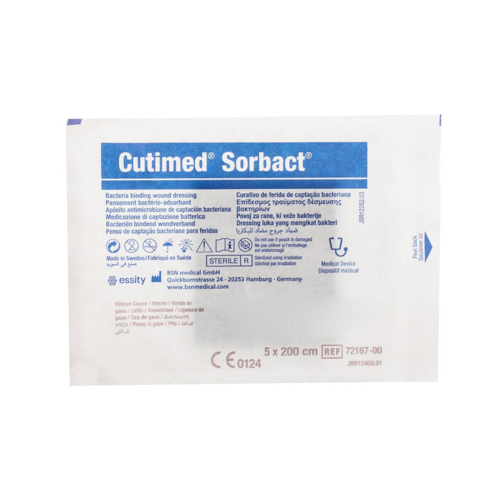 Apósito Cutimed Sorbact Mecha 5cmx2m - BSN