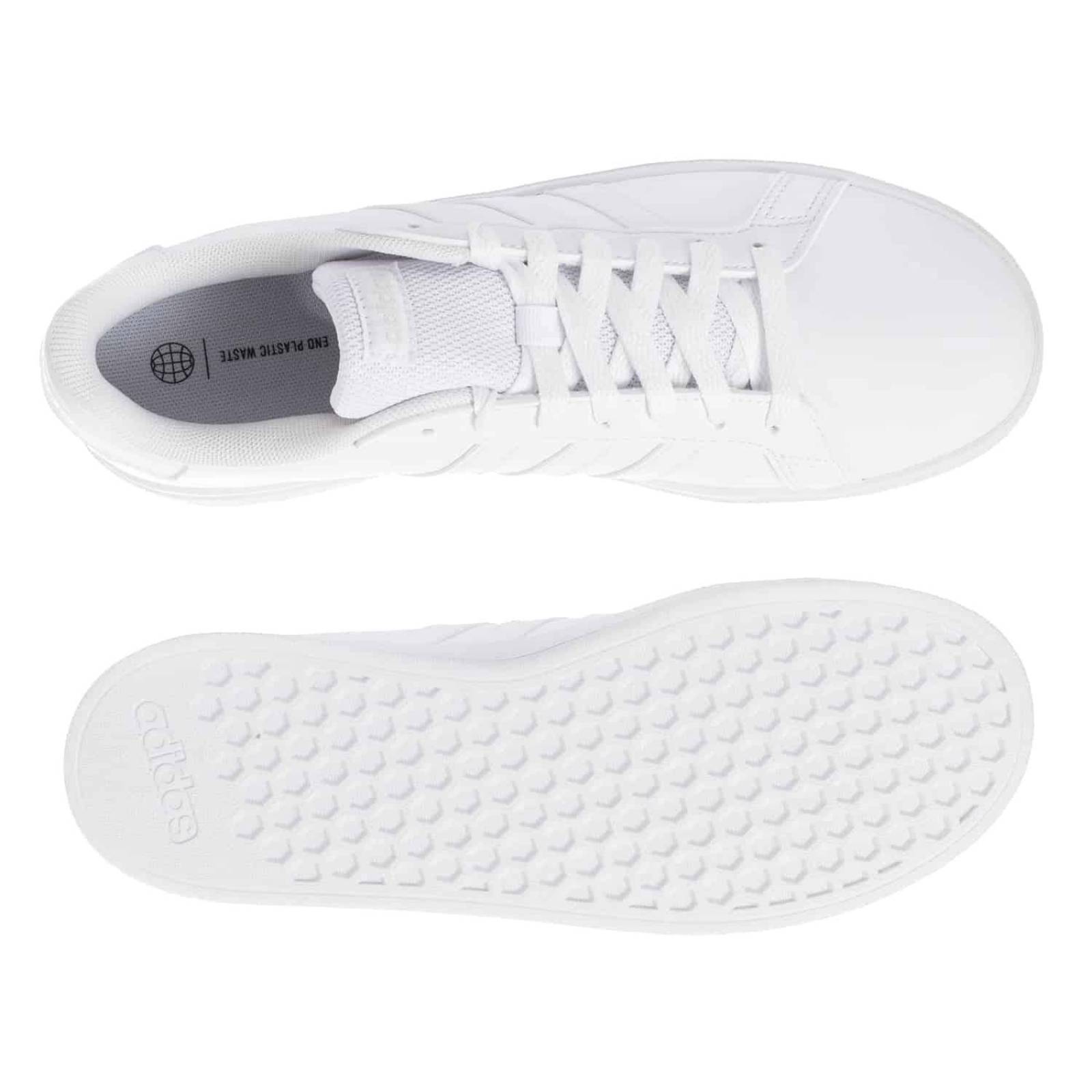 Tenis Adidas Grand Court 2.0 K - FZ6158 - Blanco - Mujer
