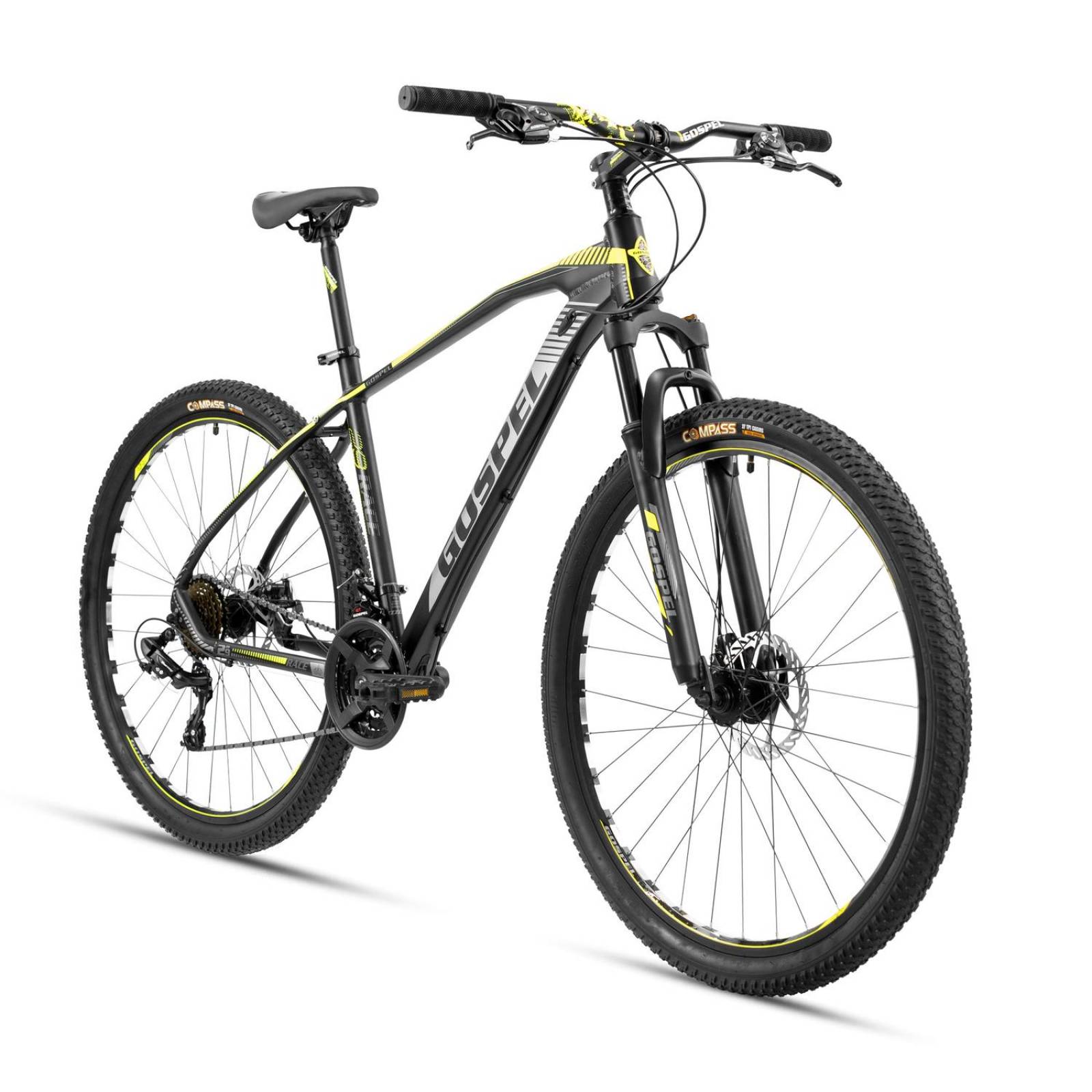 Bicicleta Montaña R29 24 Vel Suspensión Amarillo Gospel