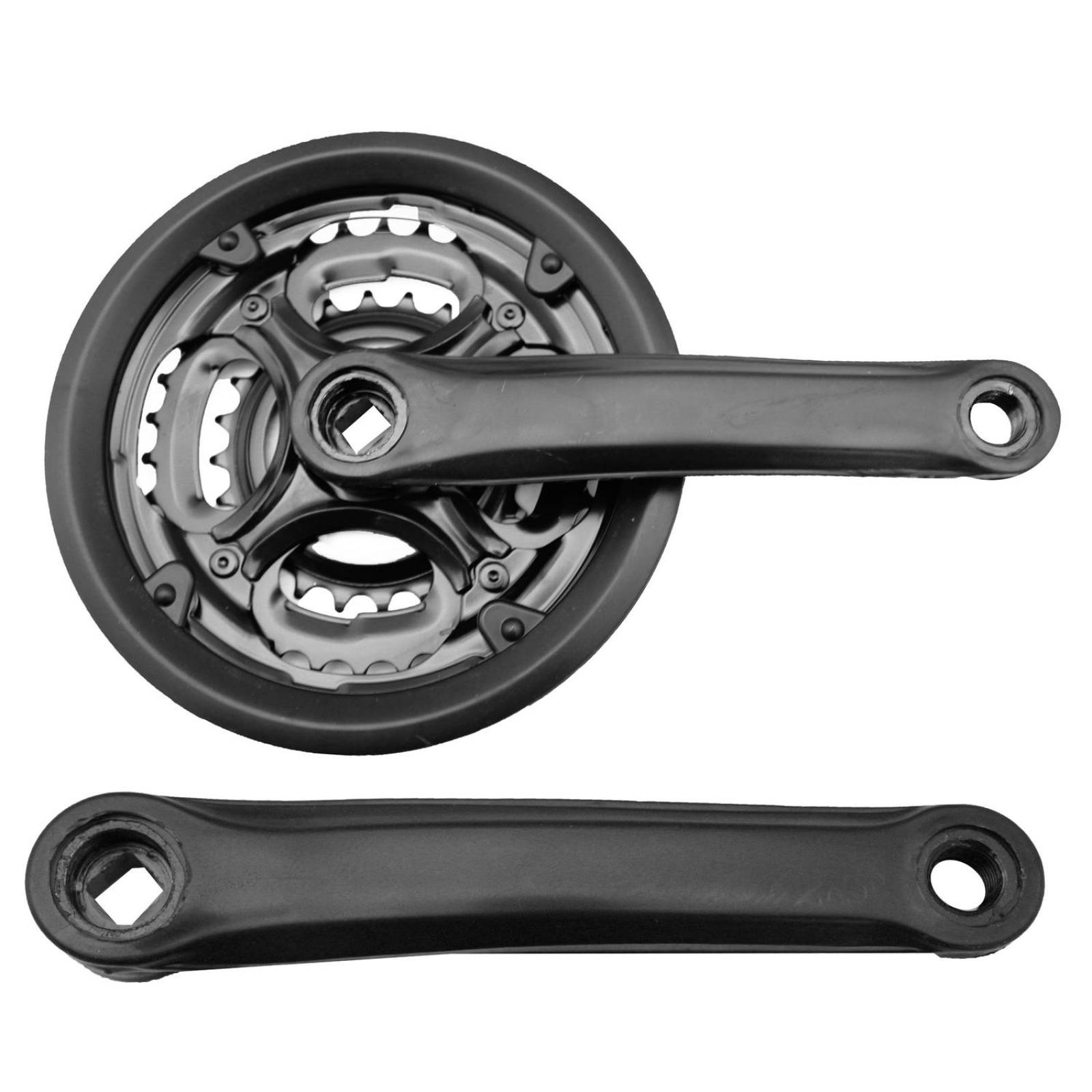 Triple multiplicacion 24/34/42D negra Shiny