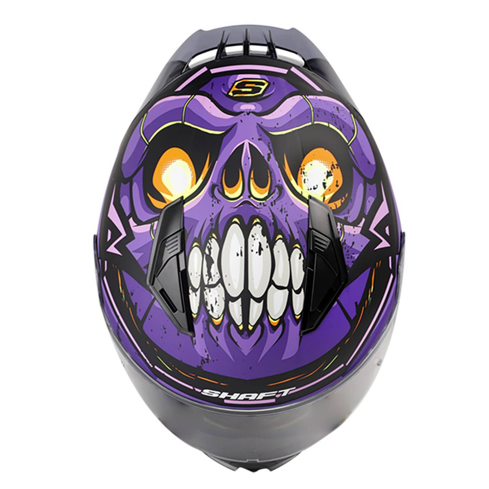 Casco para moto certificado Morado Talla XL Monsty Shaft