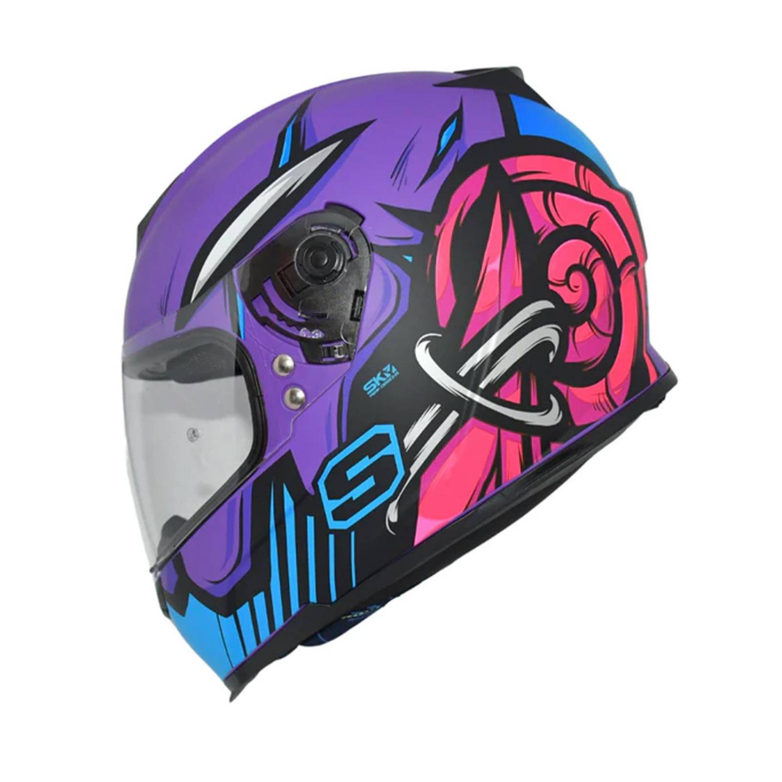 Casco para moto Morado Matte Talla M SH502 Mask Shaft