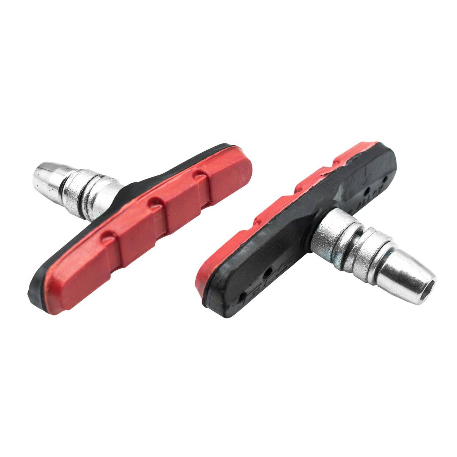 Zapata de Frenos V-Brake para Bicicleta 70mm Rojo Negro