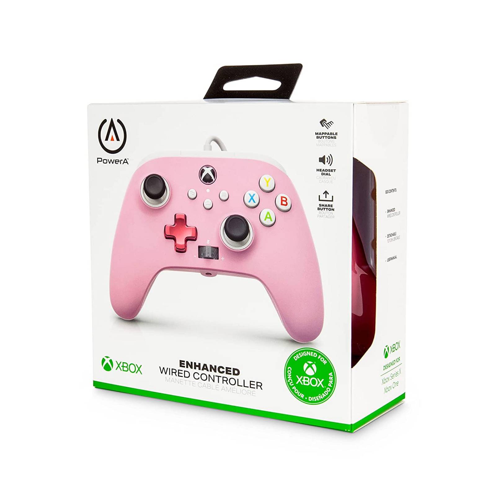 Control Alambrico Power A Xbox Series - Rosa