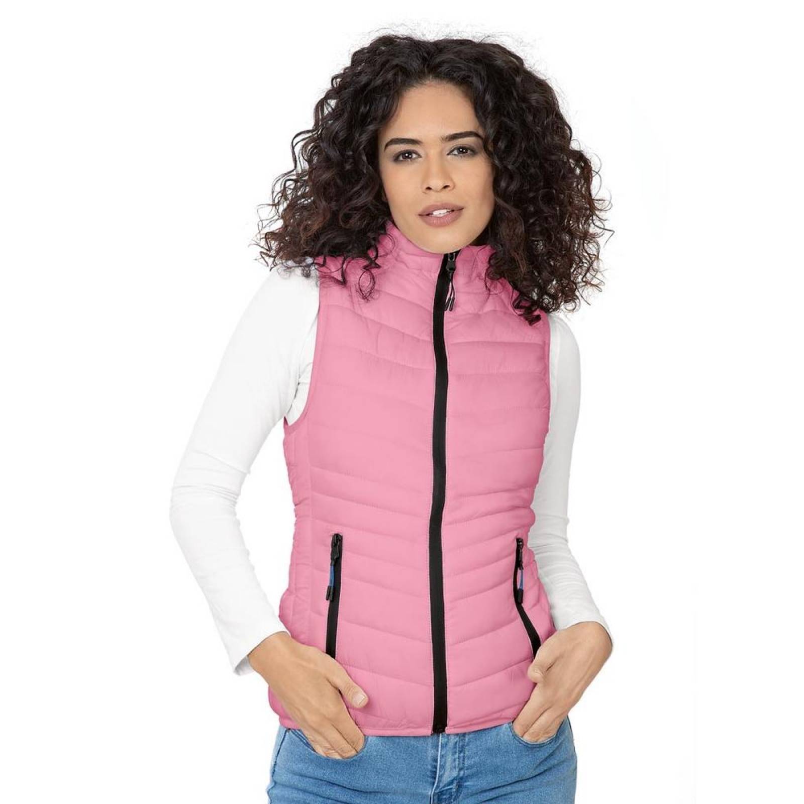 Chaleco Mujer Puffa Rosa 50103348 Poliéster