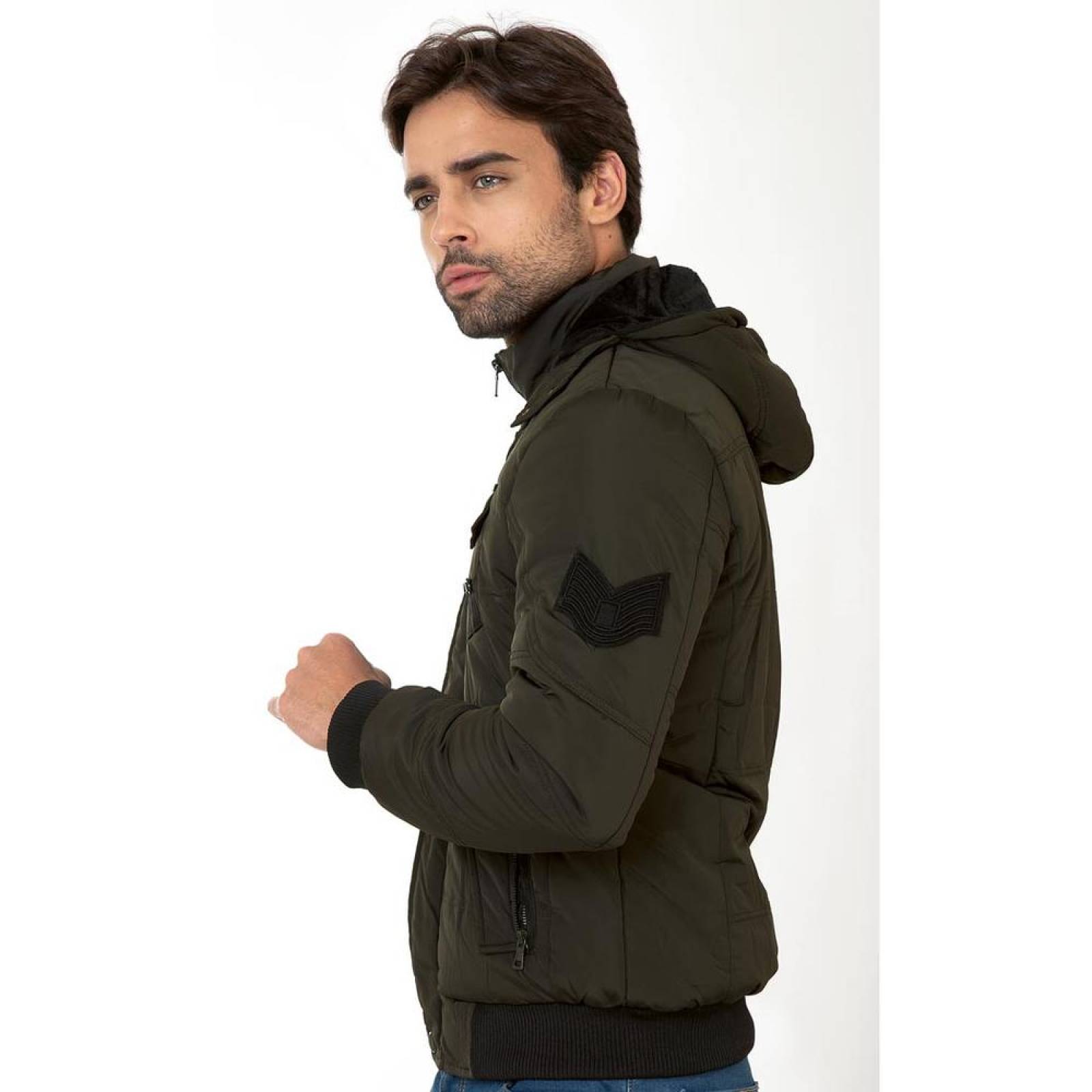 Chamarra Swiss Alps Hombre Verde Poliester 120273