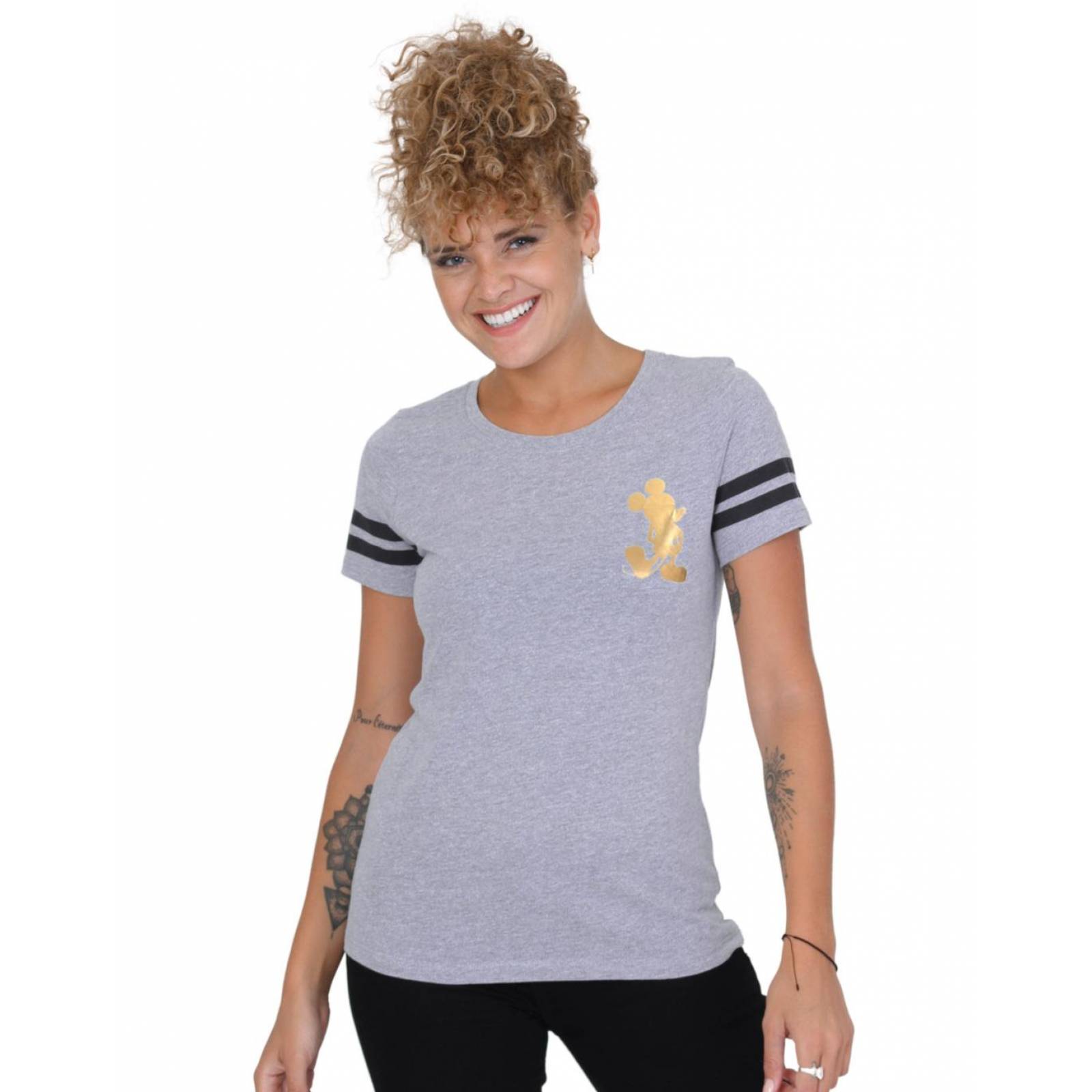 Playera Moda Mujer Disney Jaspe 73003602 Spandex