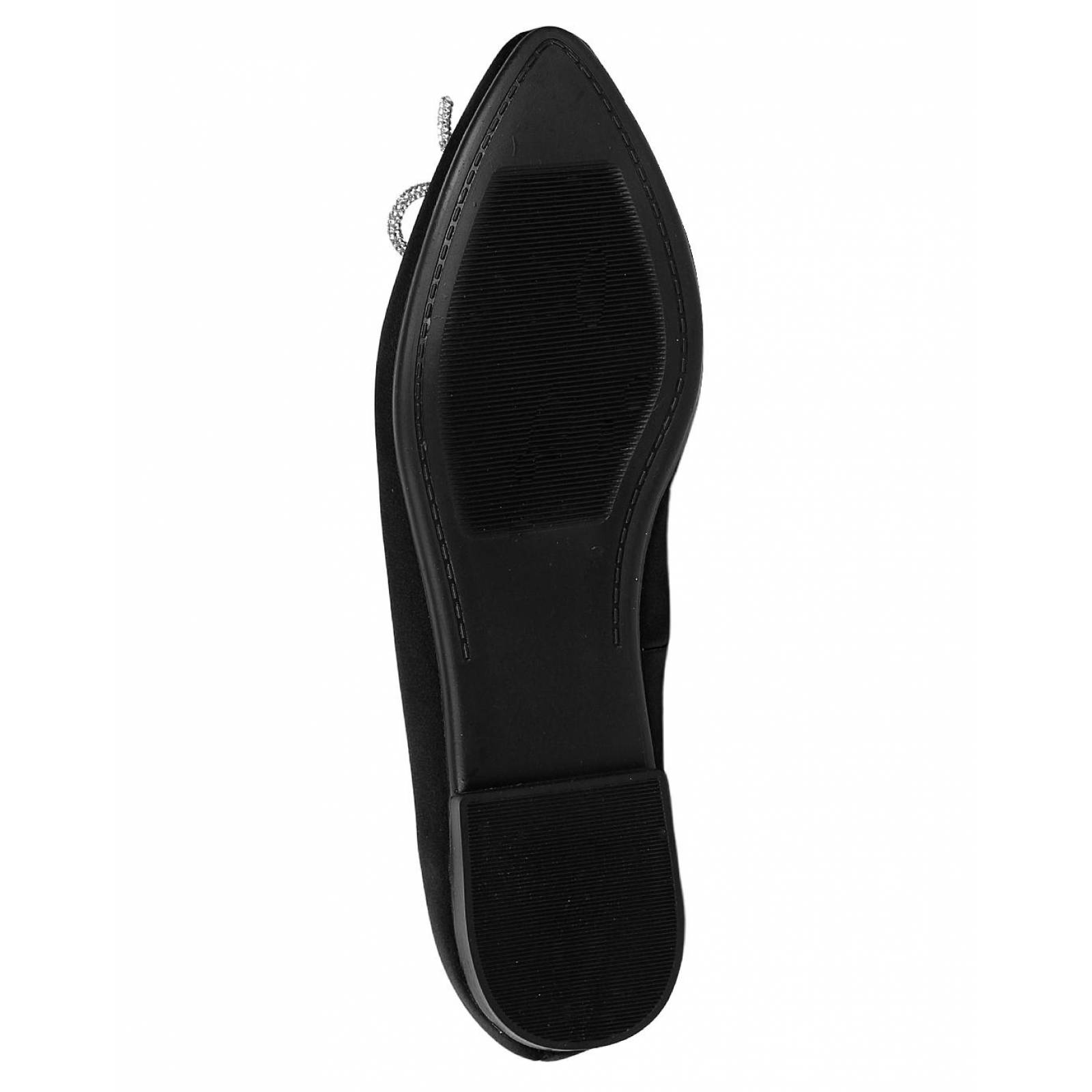 Flat Moda Piso Mujer Negro Textil Been Class 12303733