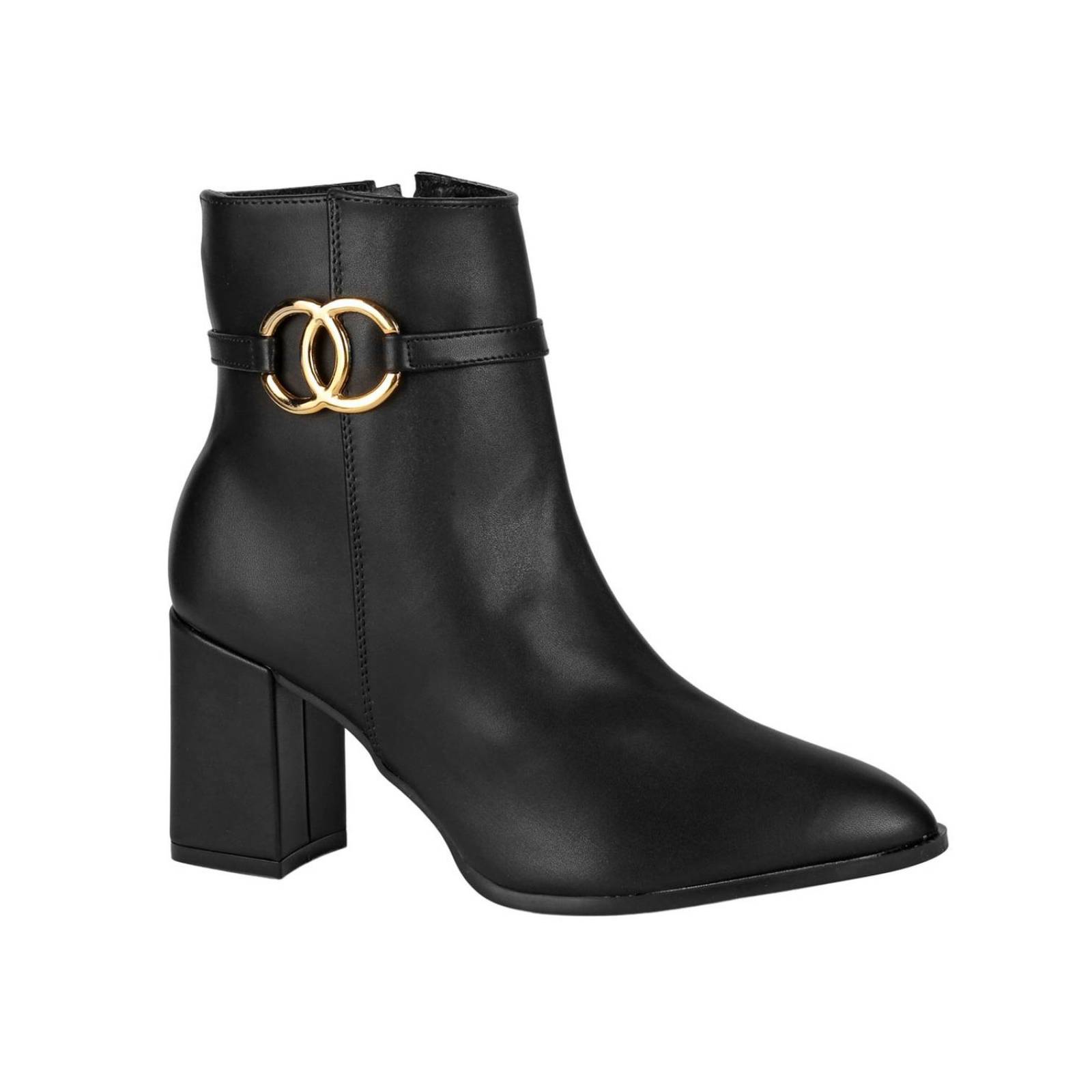 Botín Mujer Formal Tacón Negro Lady Paulina 02703901