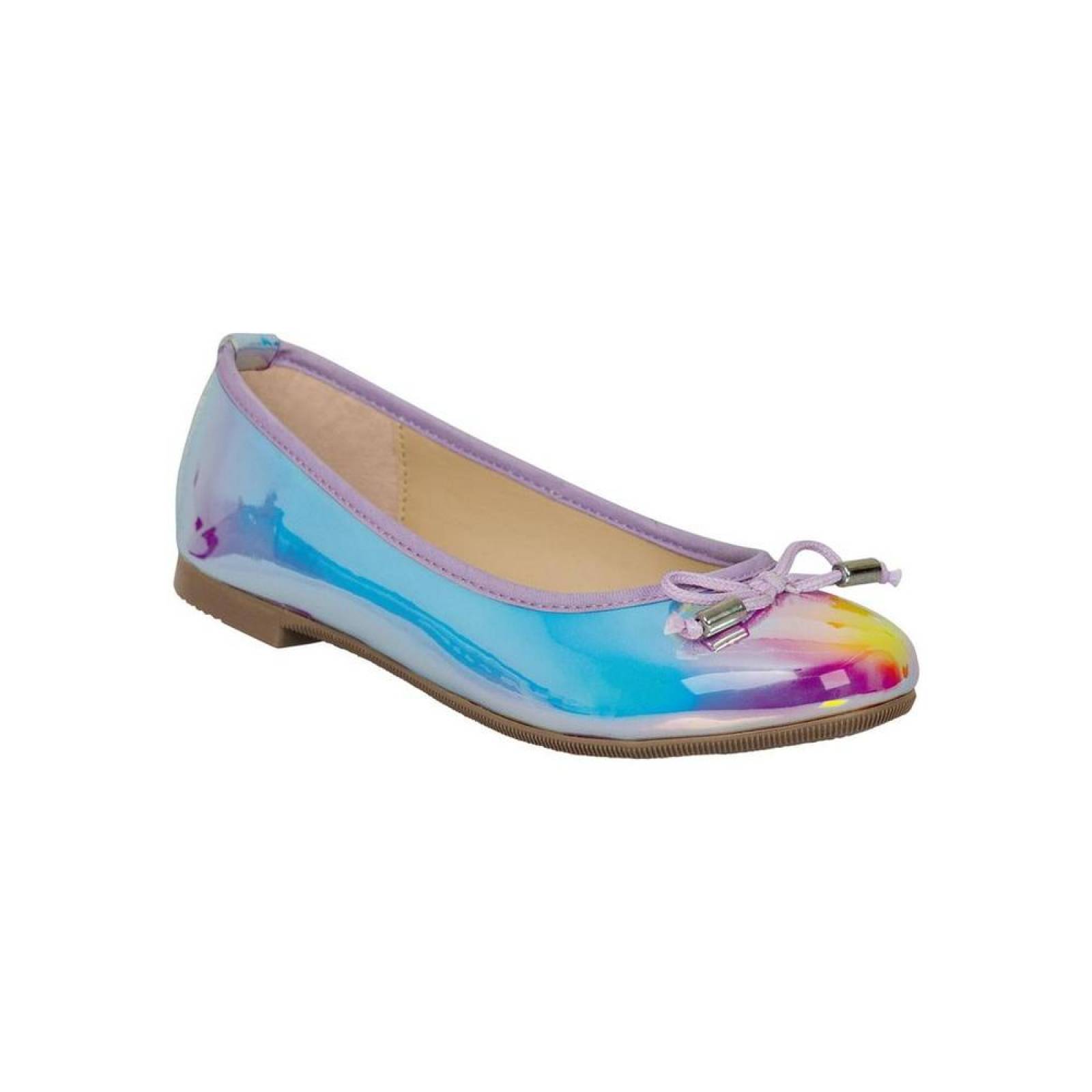 Flat Moda Niña Tropicana Lavanda 07803012 Tipo Charol