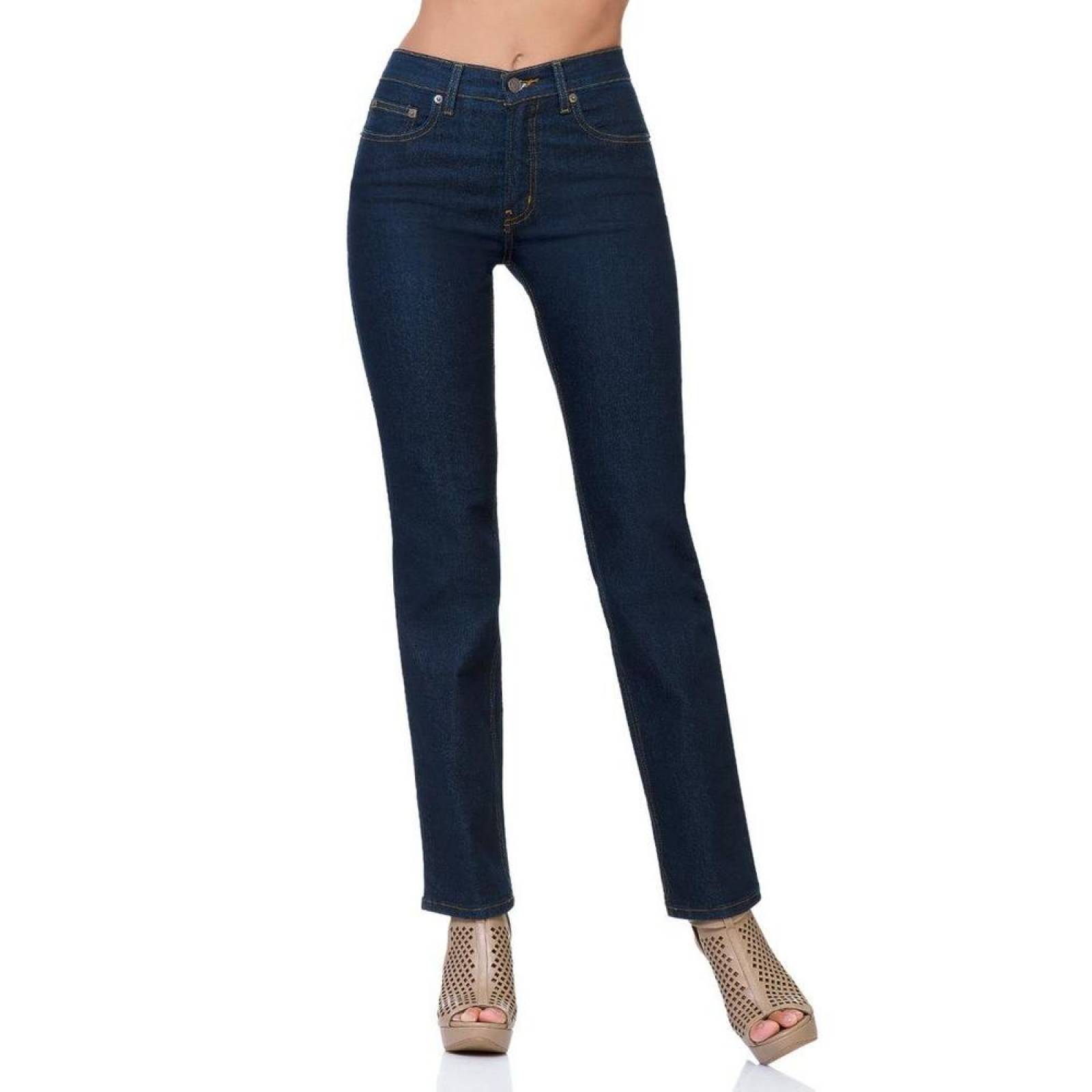 Jeans Oggi Jeans Mujer Azul Mezclilla Stretch Atraction