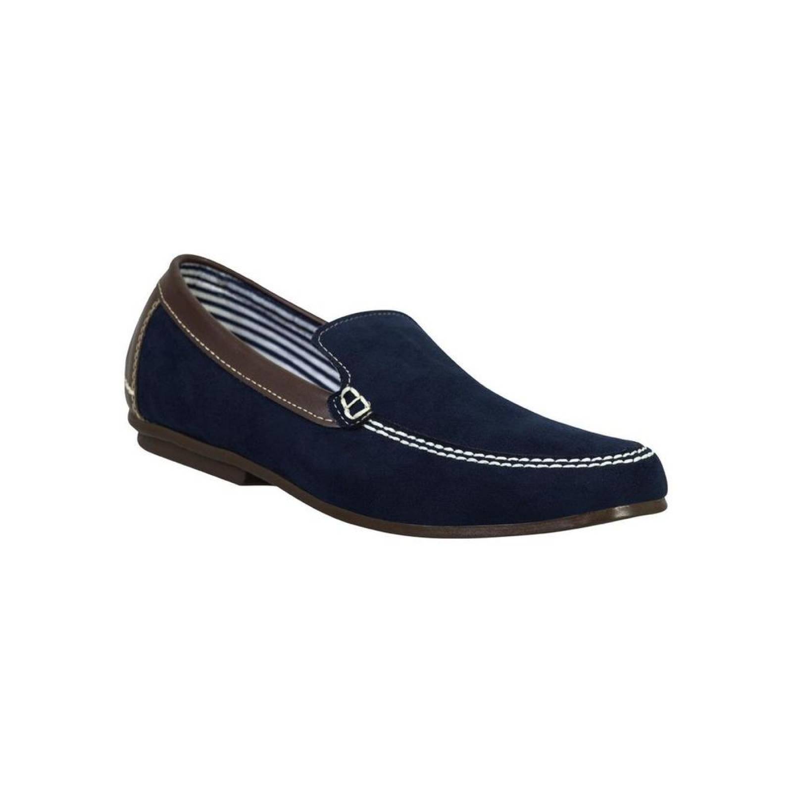 ZAPATO CERRADO VICTOR PERAZA NIÑO AZUL TIPO ANTE 701