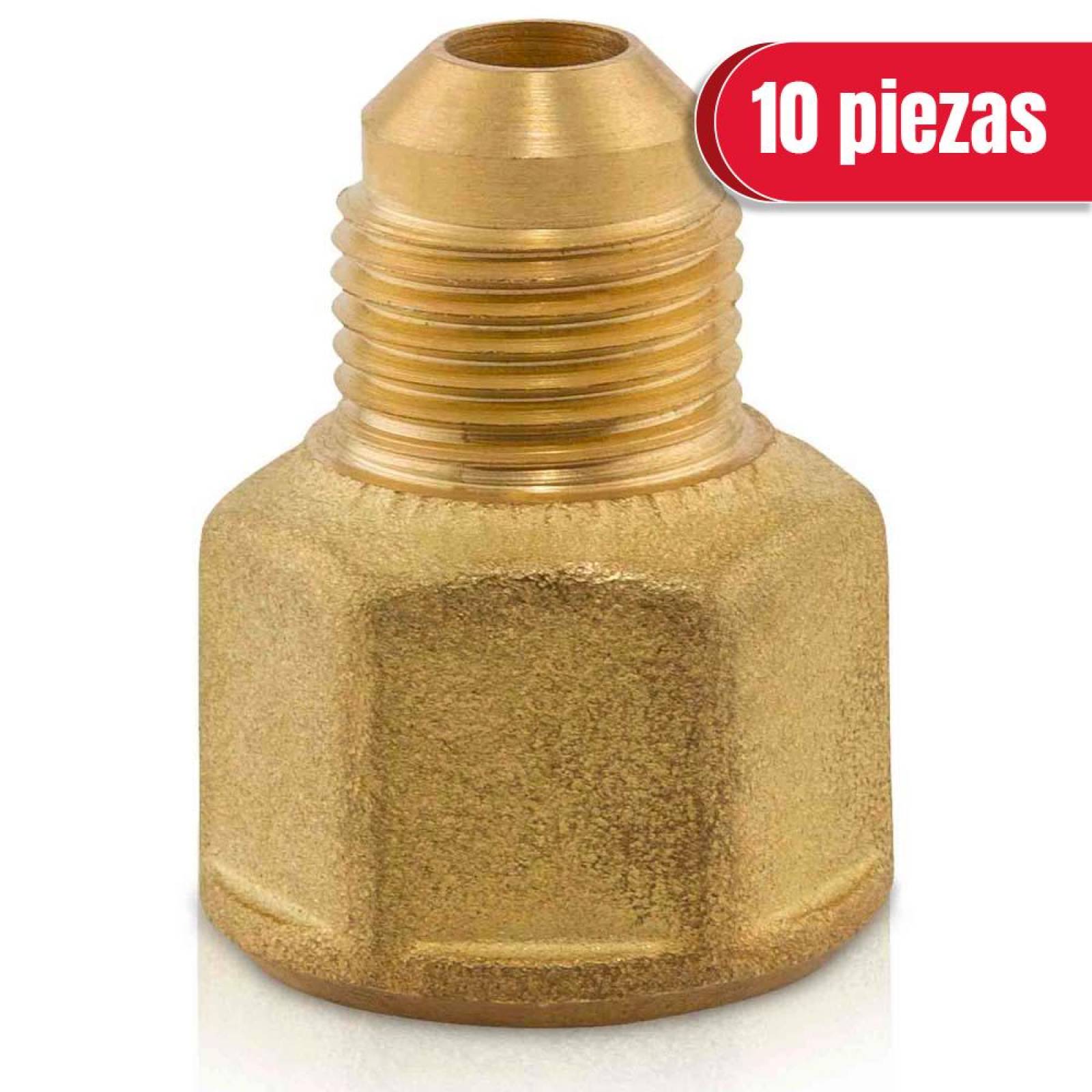 Niple campana 3/8 x 3/8 10 pzas