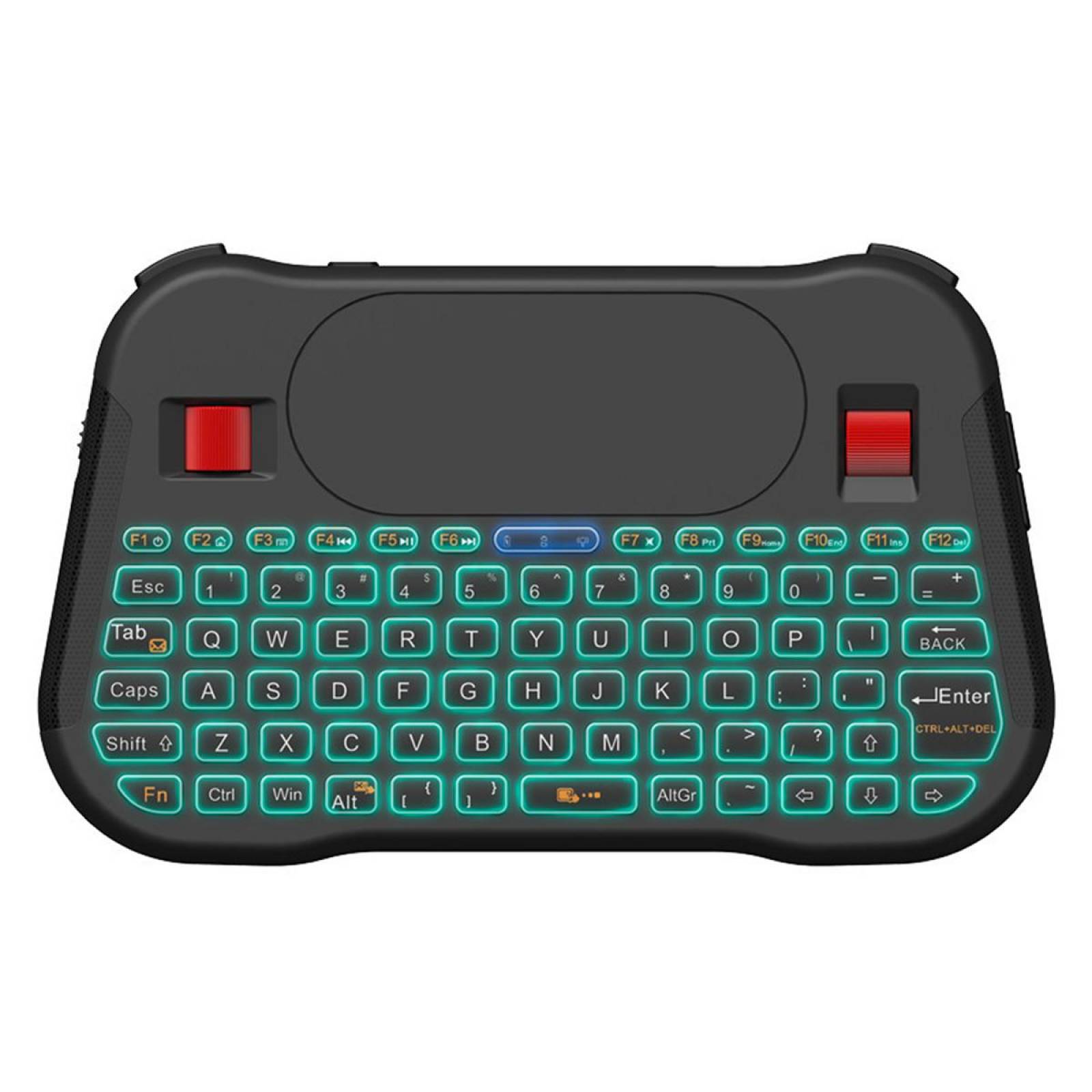 Teclado Inalámbrico BINDEN con Touchpad, Ergonómico, 4 en 1
