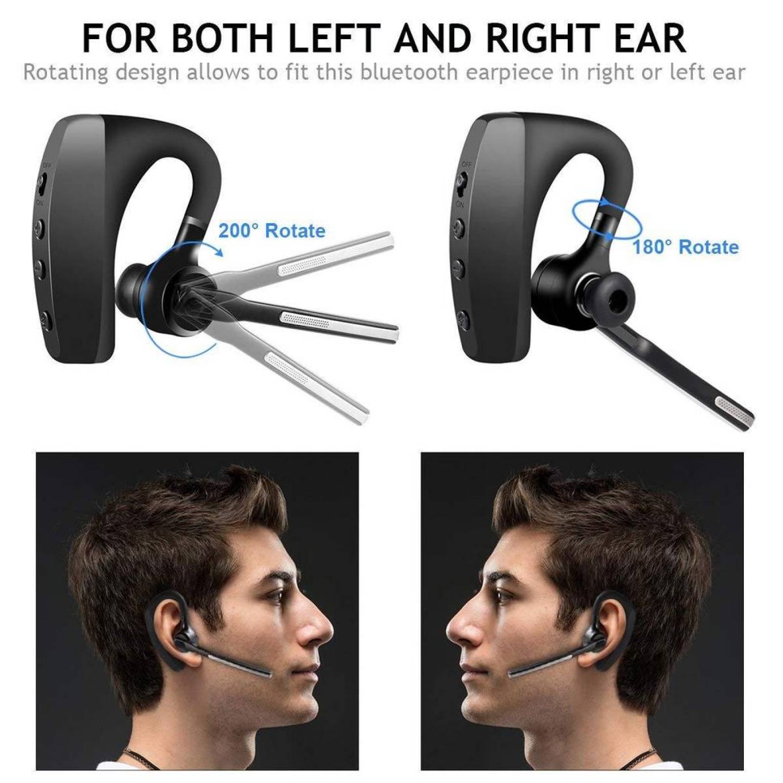 Manos Libres K10c con Doble Micrófono Compatible con iOS y Android