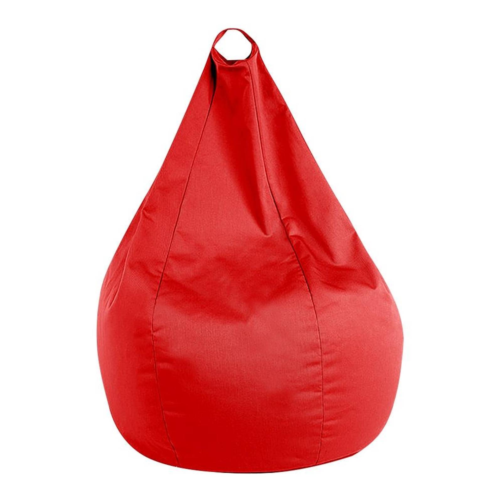 Puff Premium Tipo Pera Grande Rojo Lunics