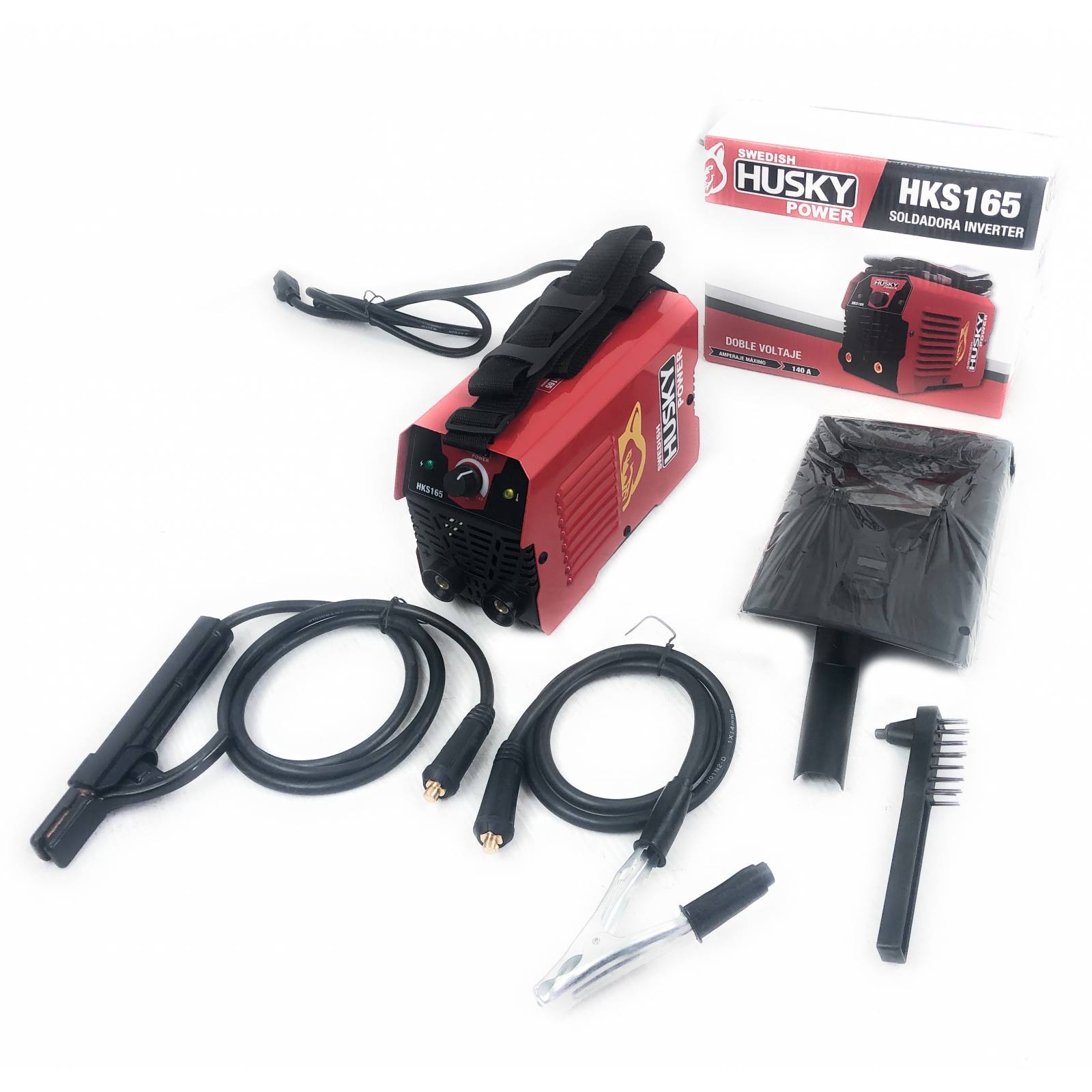mini Soldadora Inversora Husky 120amp 110 220v Hks 165