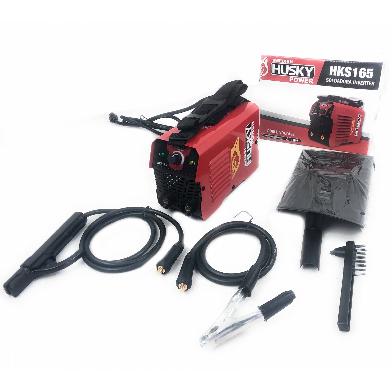 mini Soldadora Inversora Husky 120amp 110 220v Hks 165