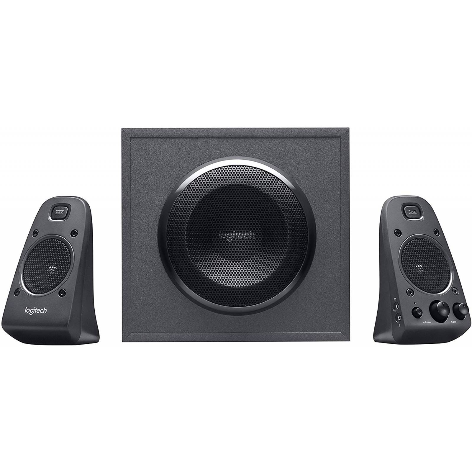 Bocina Logitech Z625 con Subwoofer 2.1, color Negro 980-001258