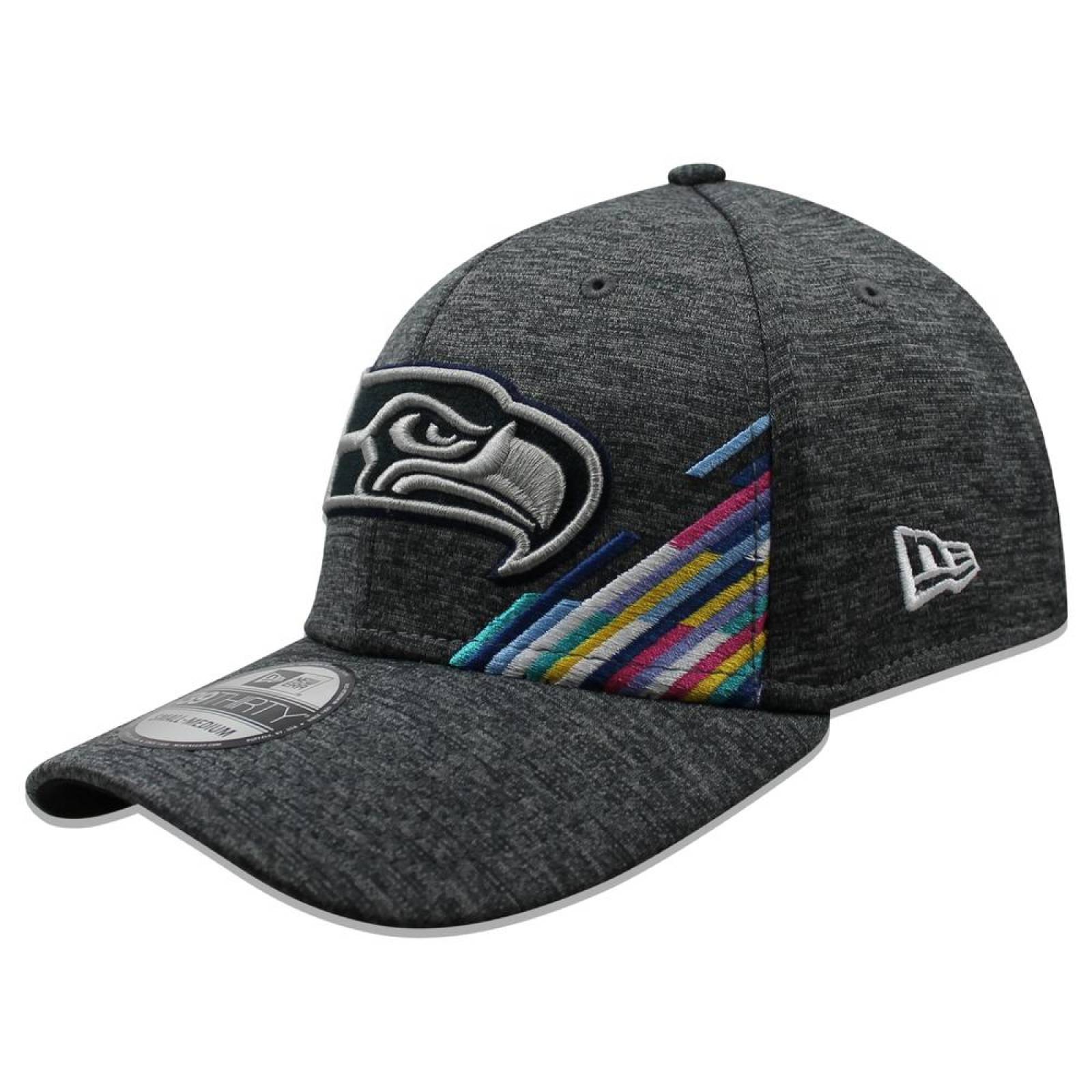 Gorra New Era 39 Thirty NFL Seahawks Crucial Catch Gris