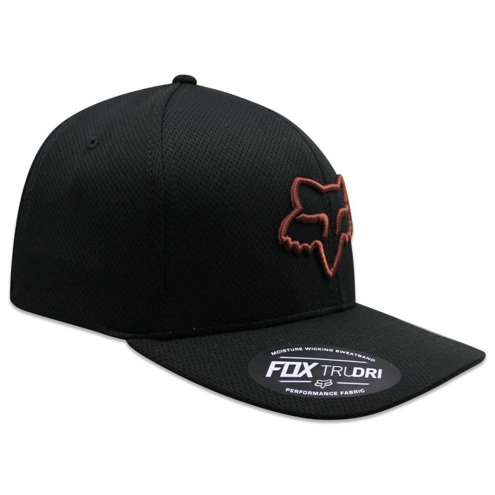 Gorra Fox Flex Fit Lithotype Negro/Rojo