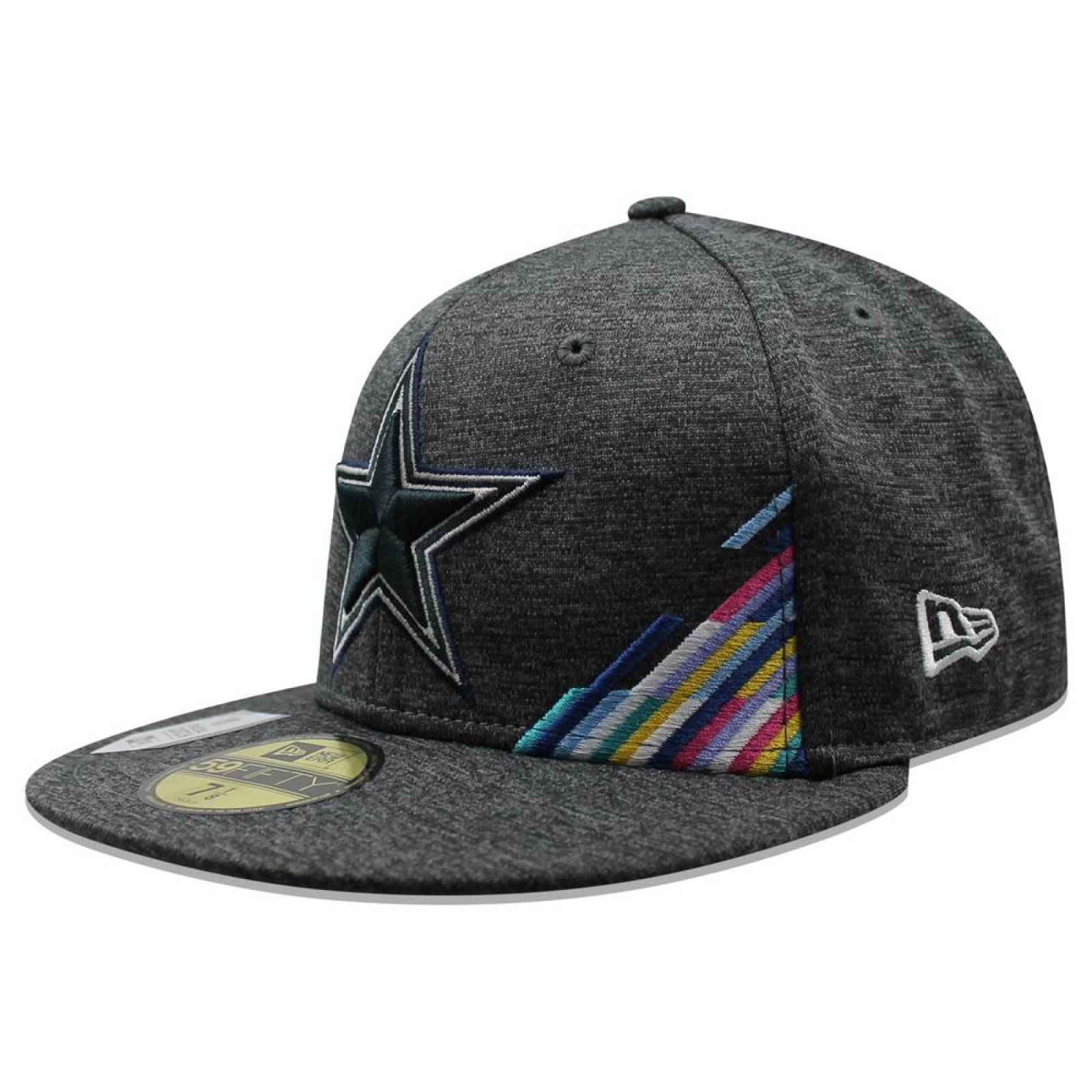 Gorra New Era 59 Fifty NFL Cowboys Crucial Catch Gris