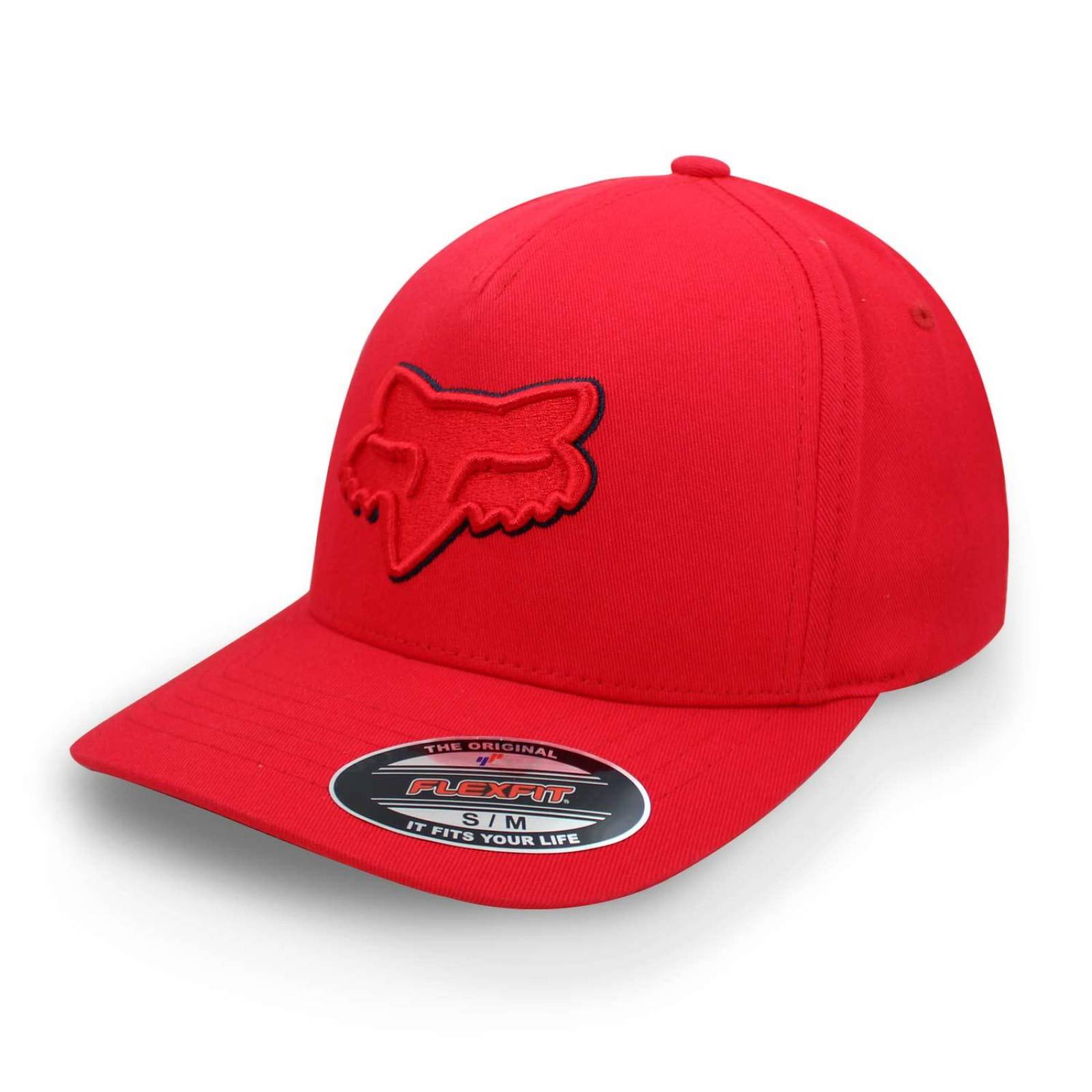 Gorra Fox Flexfit Epicycle 27091 Rojo Cerrada G/XG