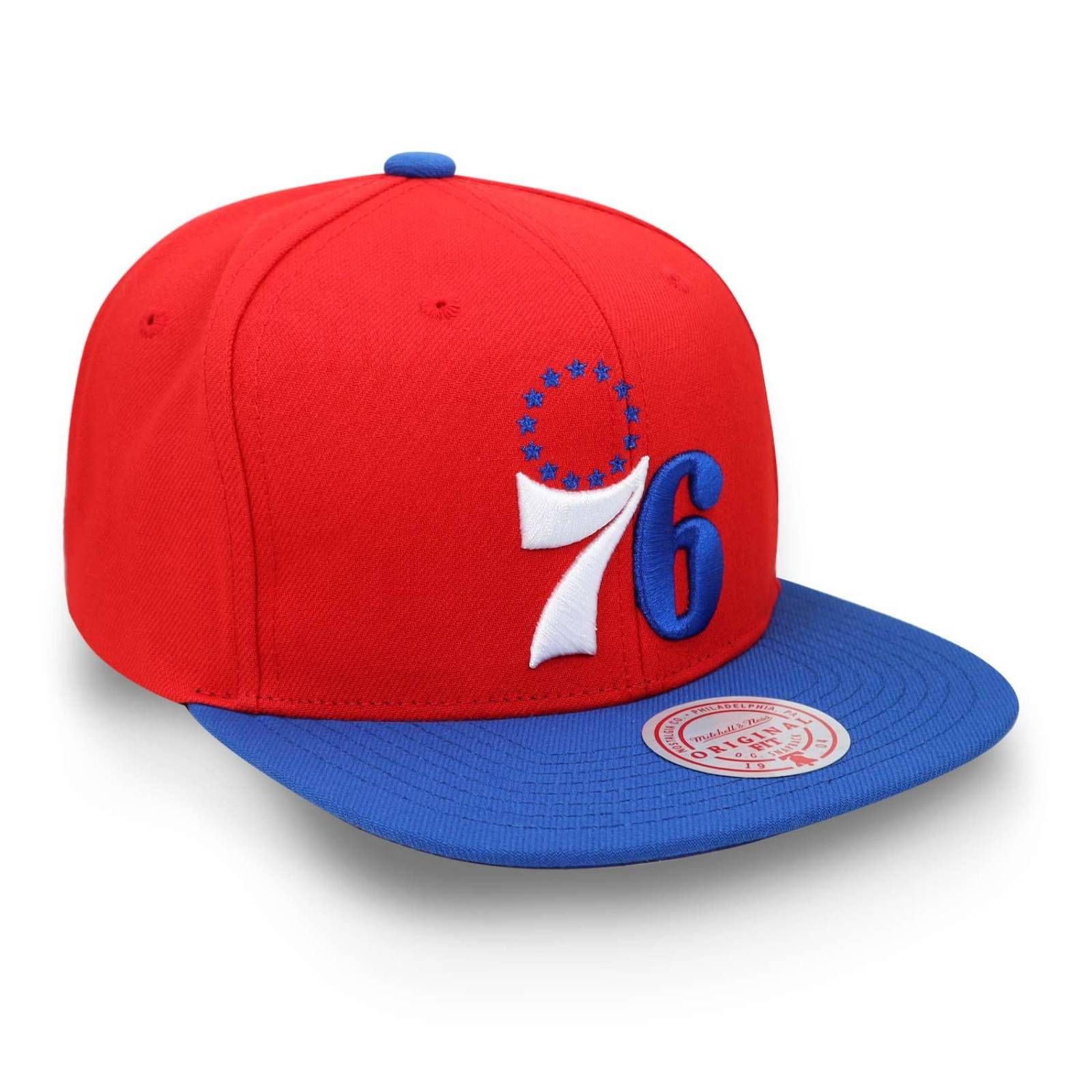 Gorra Mitchell And Ness Nba Core Basic 76ers Rojo Royal Unit