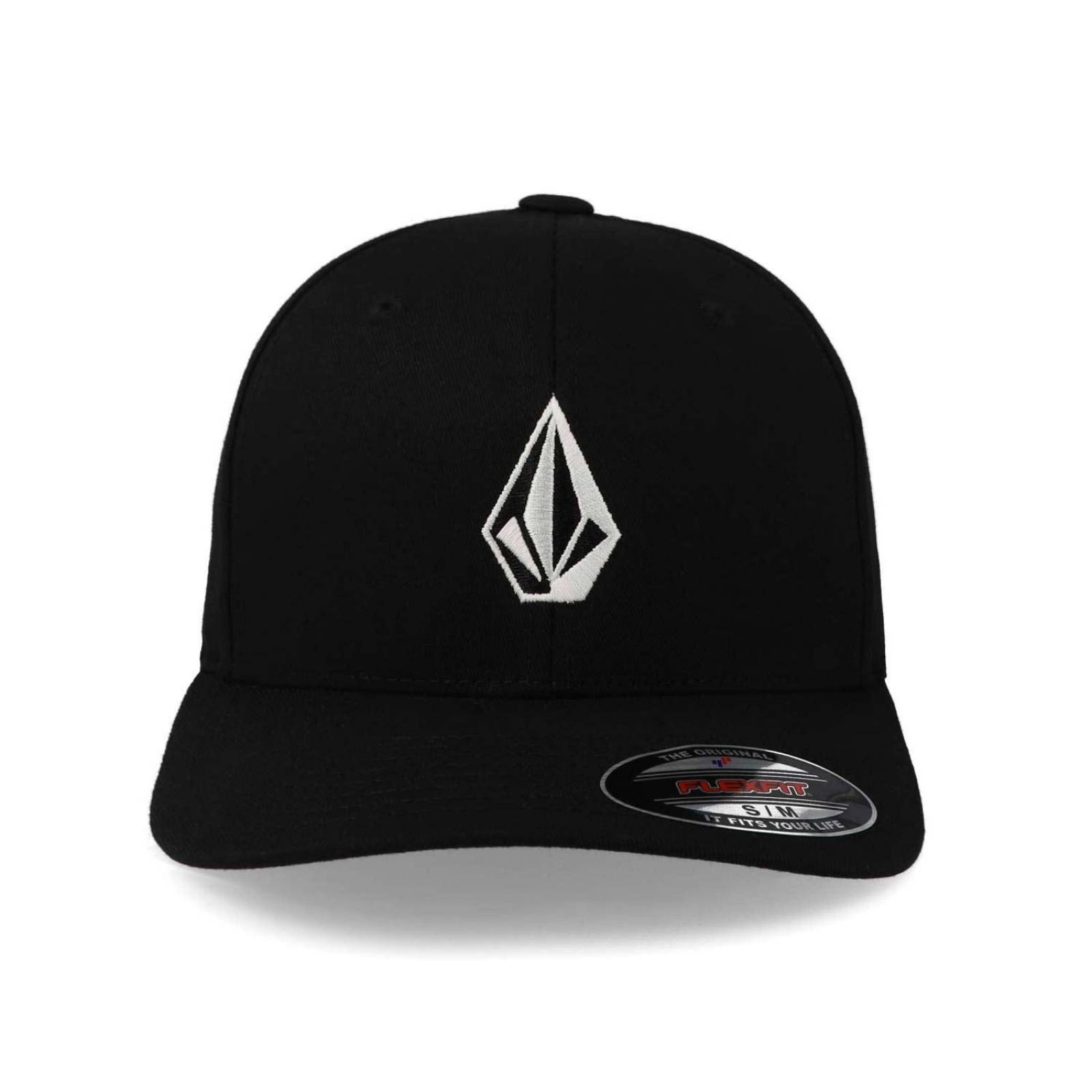 Gorra Volcom D5512320 Full Stone Flex Negro Cerrada